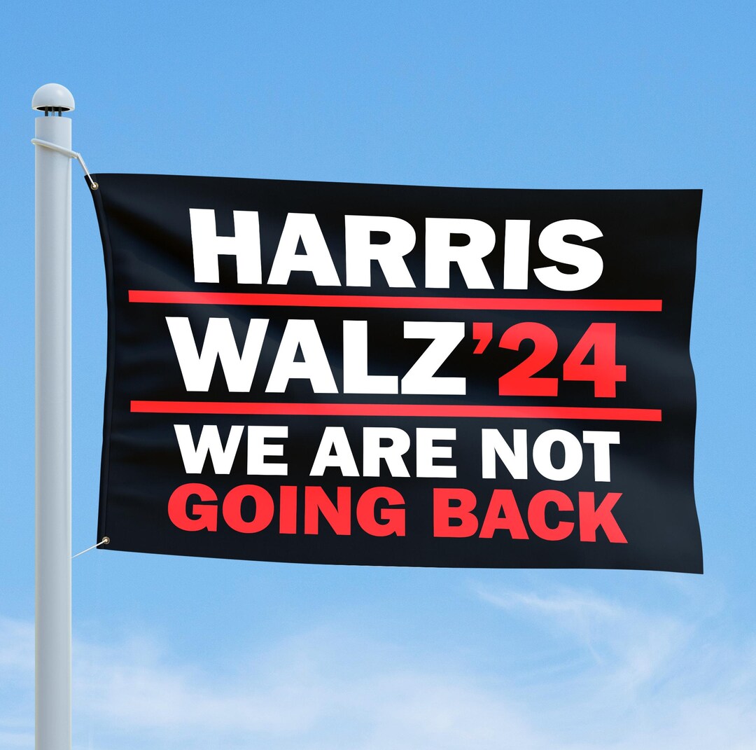 Harris Walz House Flag Harris Walz 2024 Flag Kamala Harris Flag Tim ...