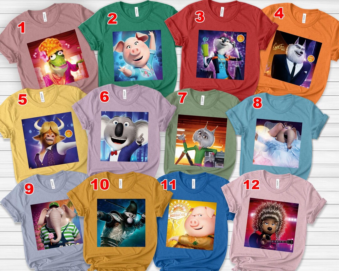 Sing 2 Movie Character Personalised Shirt , Sing 2 Clay Calloway ...