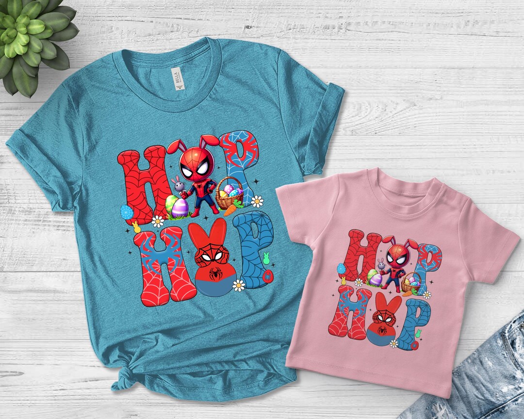 Spiderman Easter Shirt, Spidey Easter Basket Shirt, Easter Eggs Shirt ...