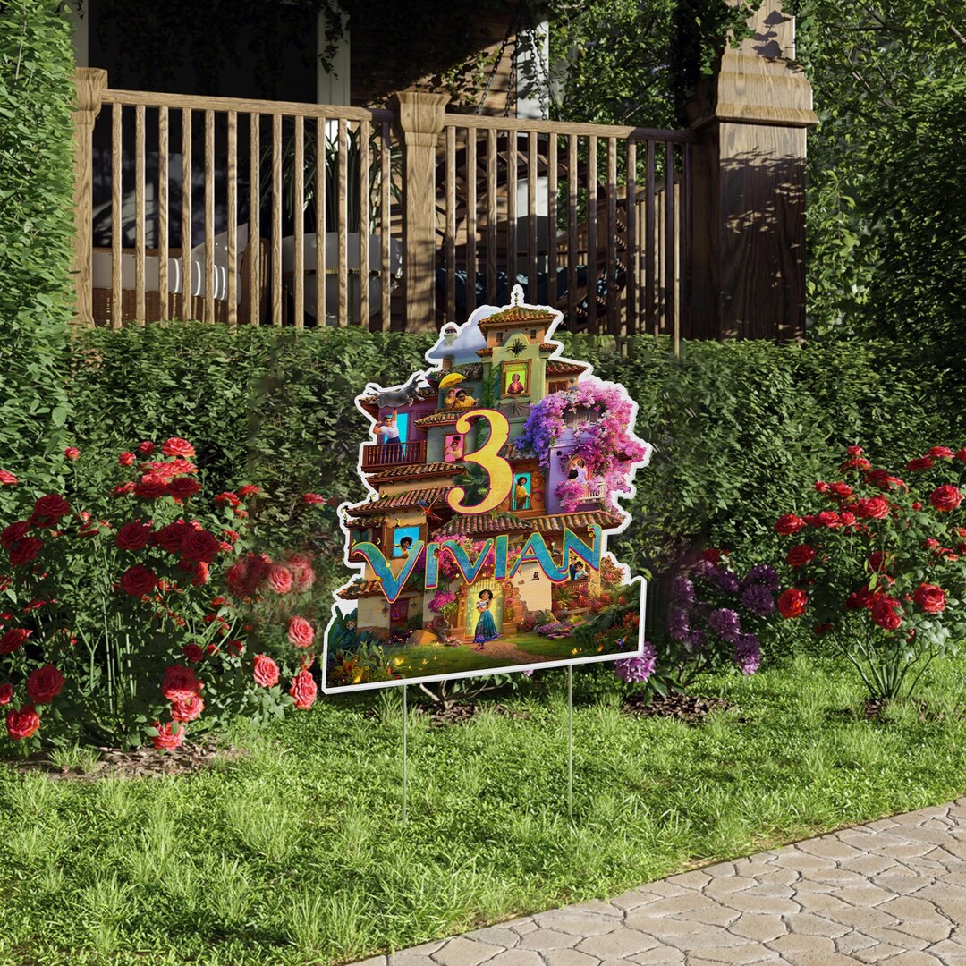 Encanto Yard Sign, Encanto Birthday Decor, Encanto Cutout, Mirabel Yard ...