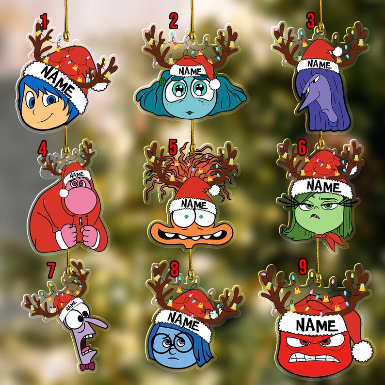 Inside Out Ornament, Christmas Inside Out Character Ornament Gifts ...