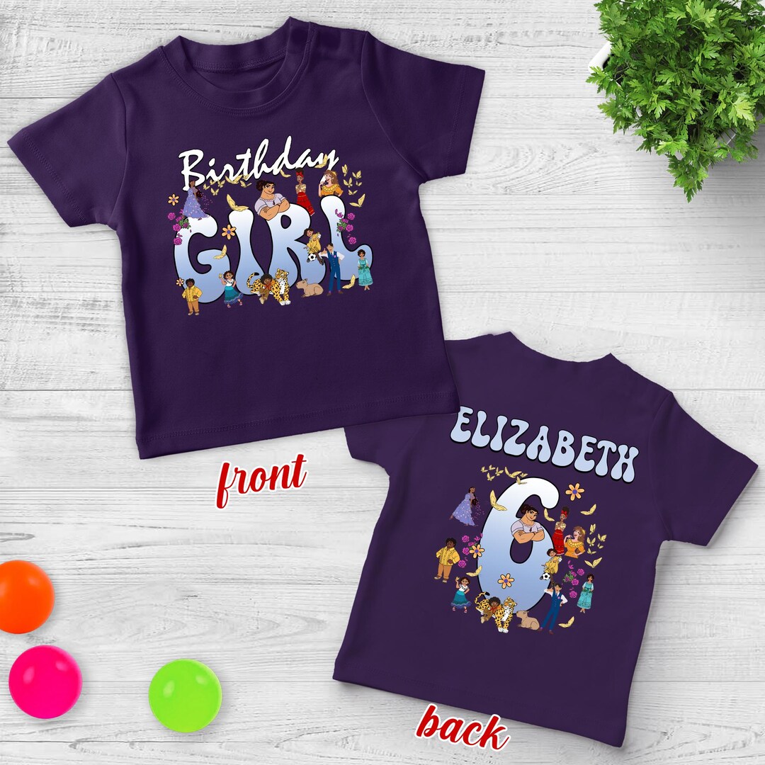 Personalized Encanto Mirabel Birthday Shirt, Disney Birthday Girl Shirt ...