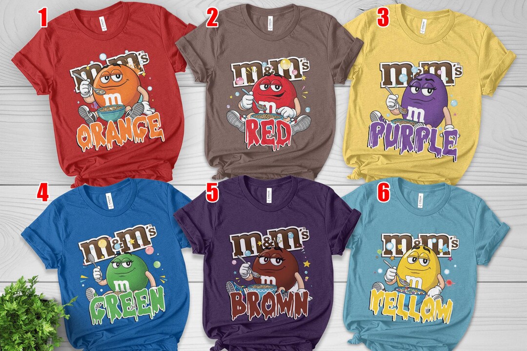 Retro Melting M and M Candies Halloween Costume Shirts, Mandm Matching ...