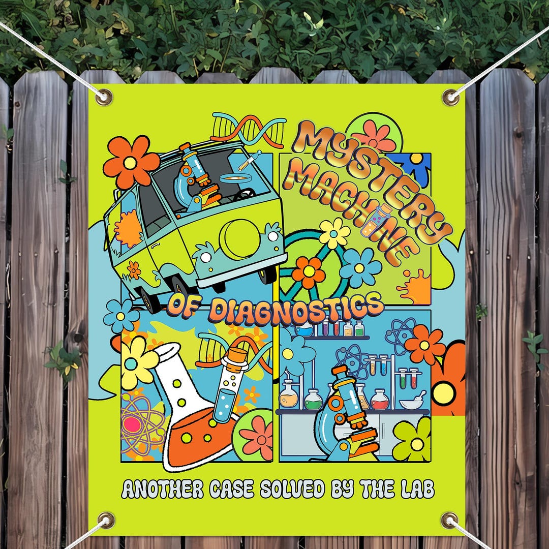 Retro Lab Week 2025 Celebration Banner,medical Laboratory Party Decor ...