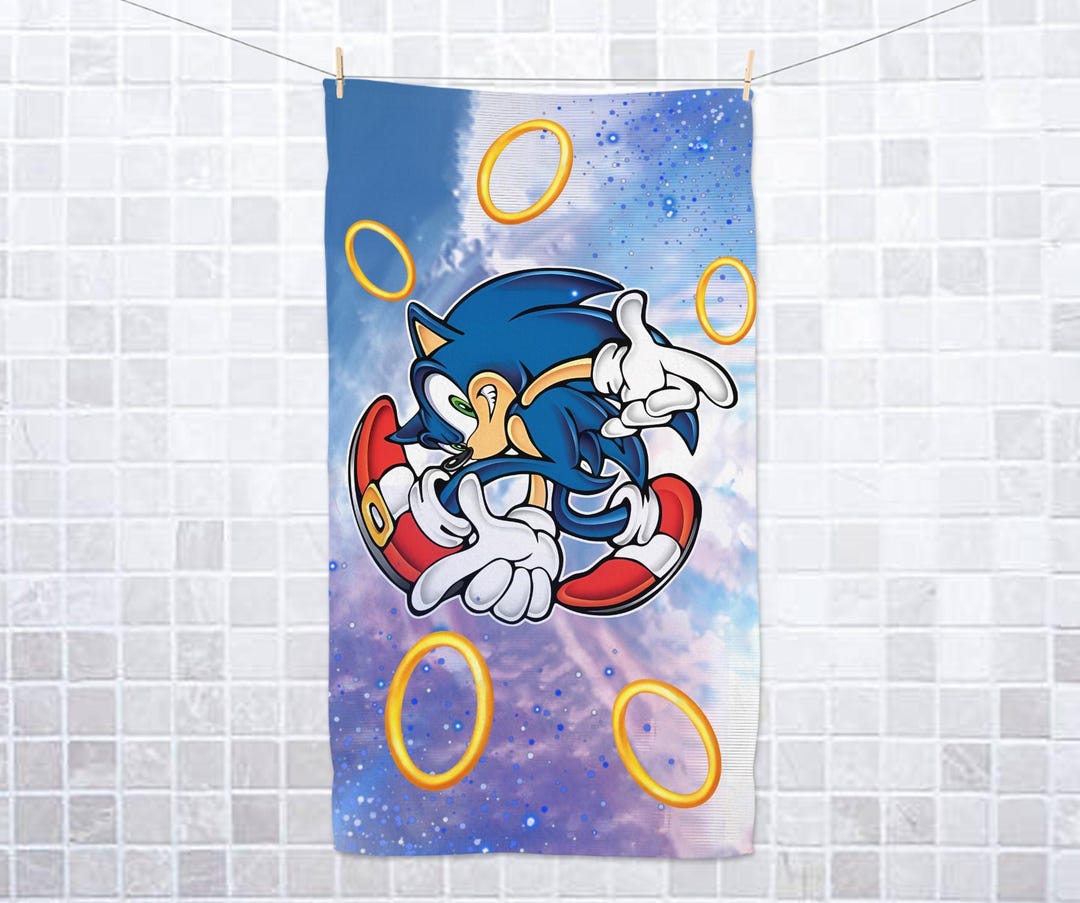 Personalized Team Sonic Beach Towels, Together in Adventure! Sonic ...