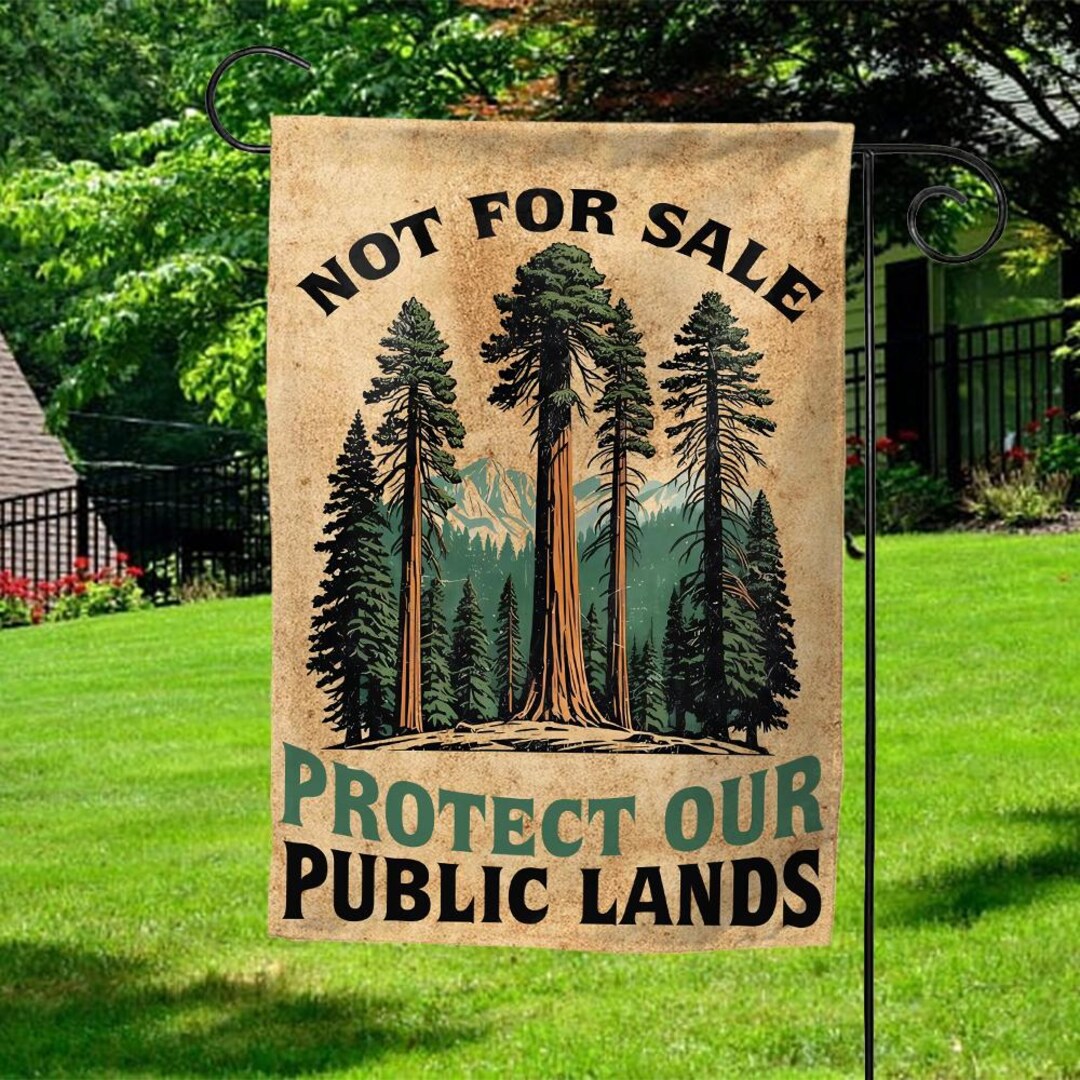 Save Our Parks Garden Flag, National Park Protest Garden Flag, USA ...