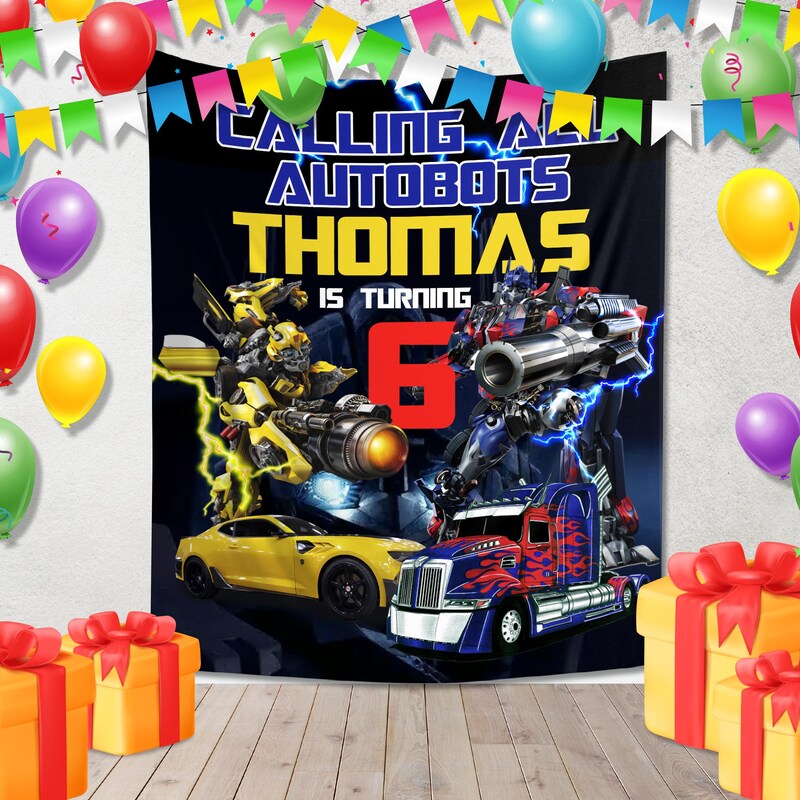 Transformers Party Decor - Etsy
