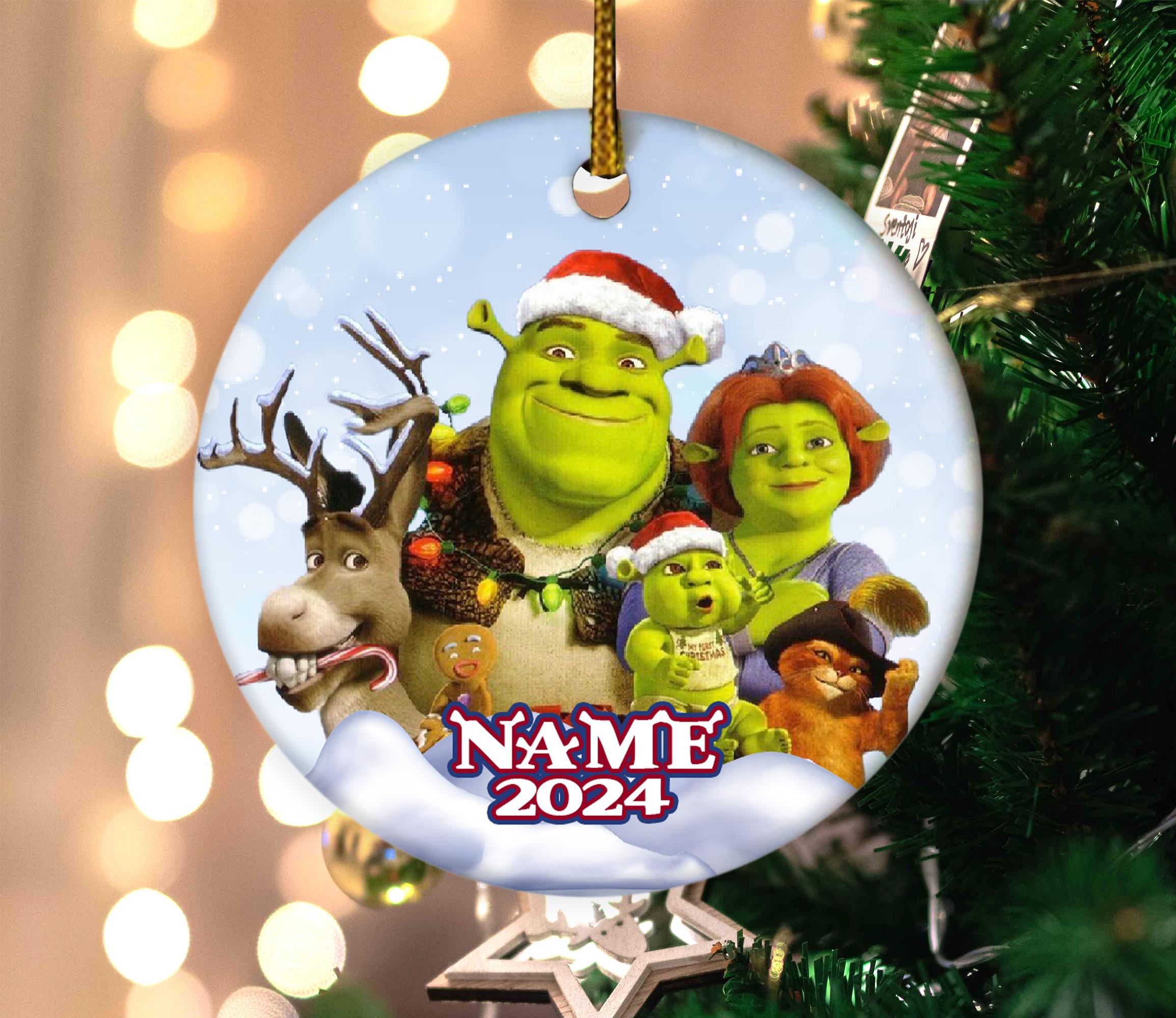 Disney Shrek Christmas Ornament, Shrek Movie Ornament, Christmas Tree ...