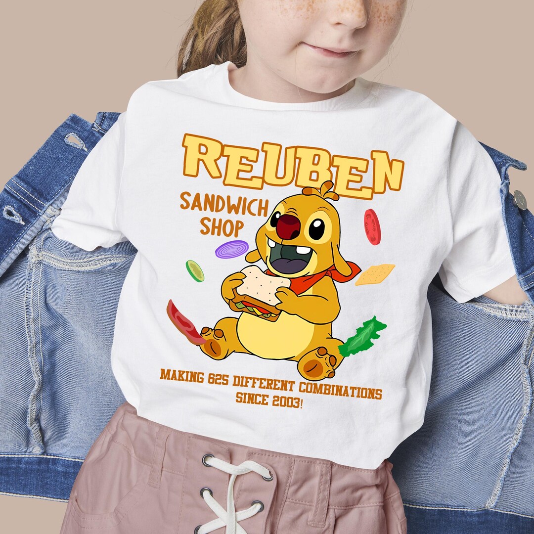 Disney Lilo and Stitch Reuben Experiment 625 Sandwich Shop Shirt, Epcot ...