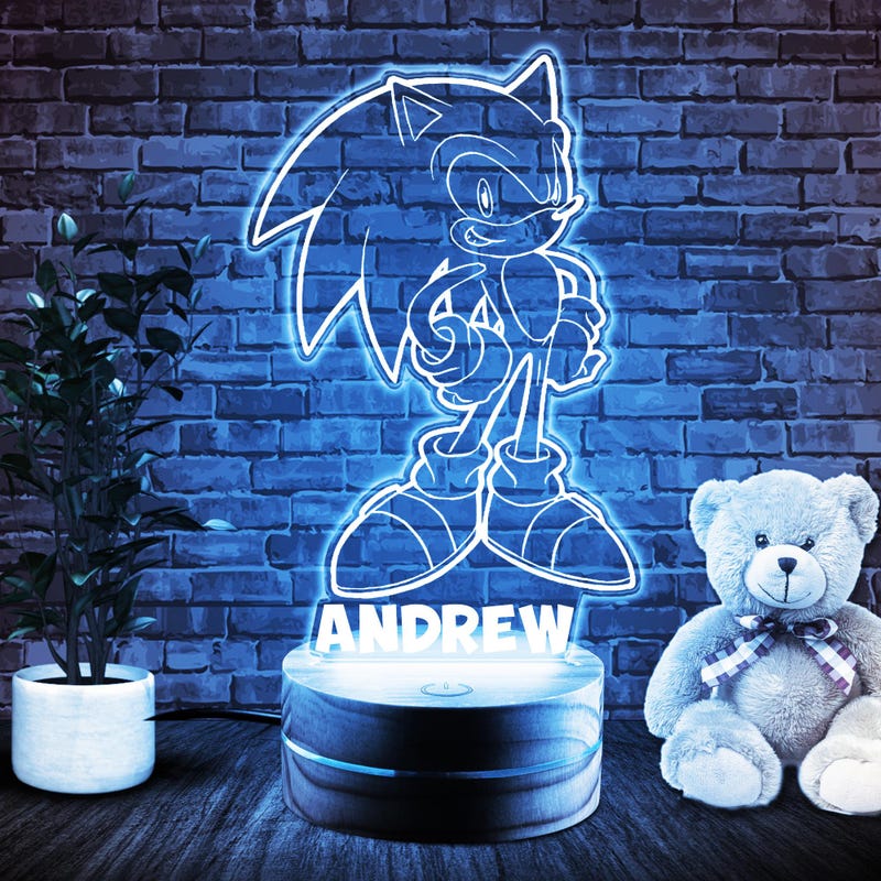 Shadow Lamp Sonic - Etsy