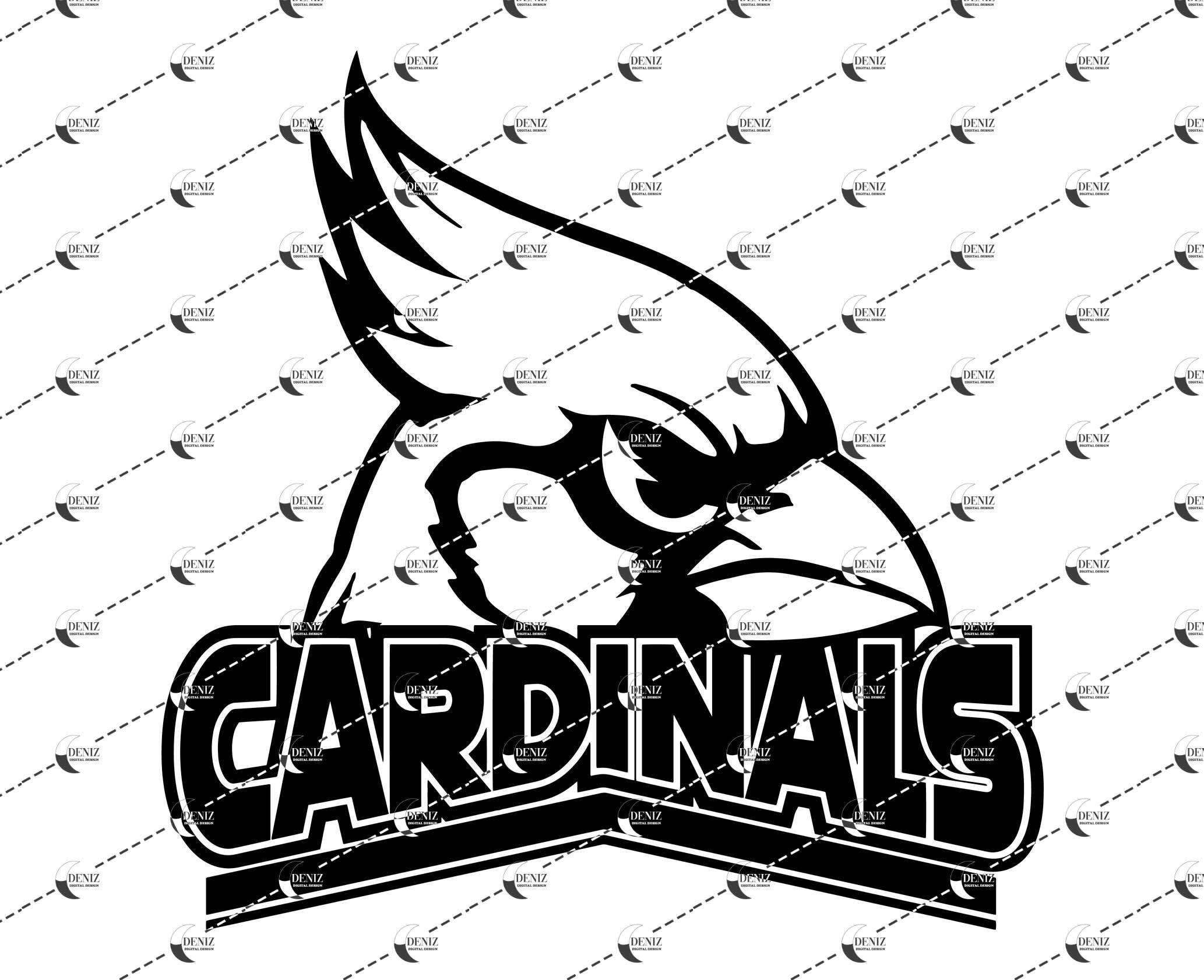 Cardinals Mascot Svg Design, Cardinals Png, Cardinals Team Logo ...