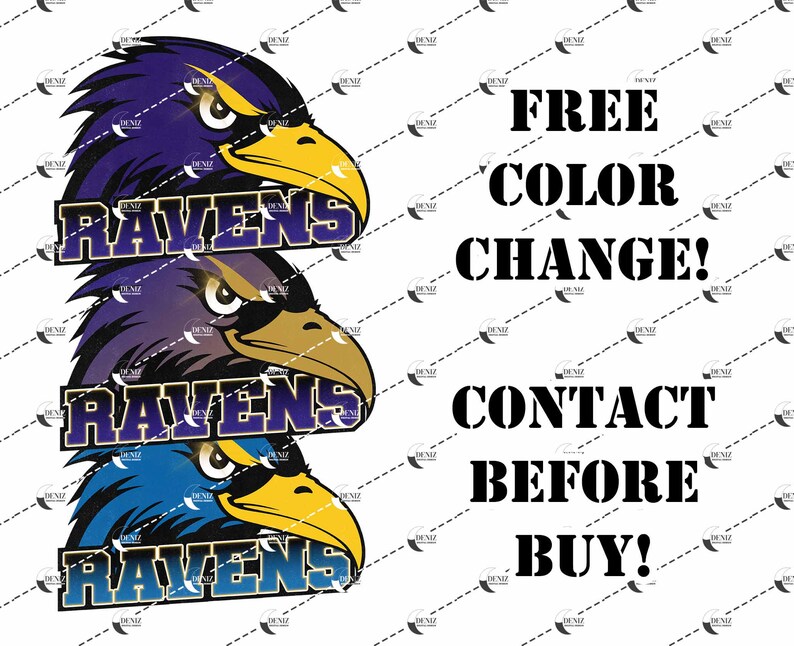 Ravens Ready to Press PNG Sublimation DTG DTF File - Etsy
