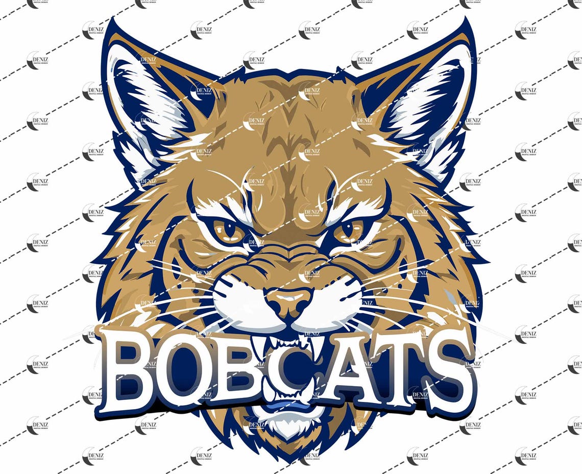 Bobcats Team Logo PNG: High School Mascot Sublimation/dtg/dtf Design ...