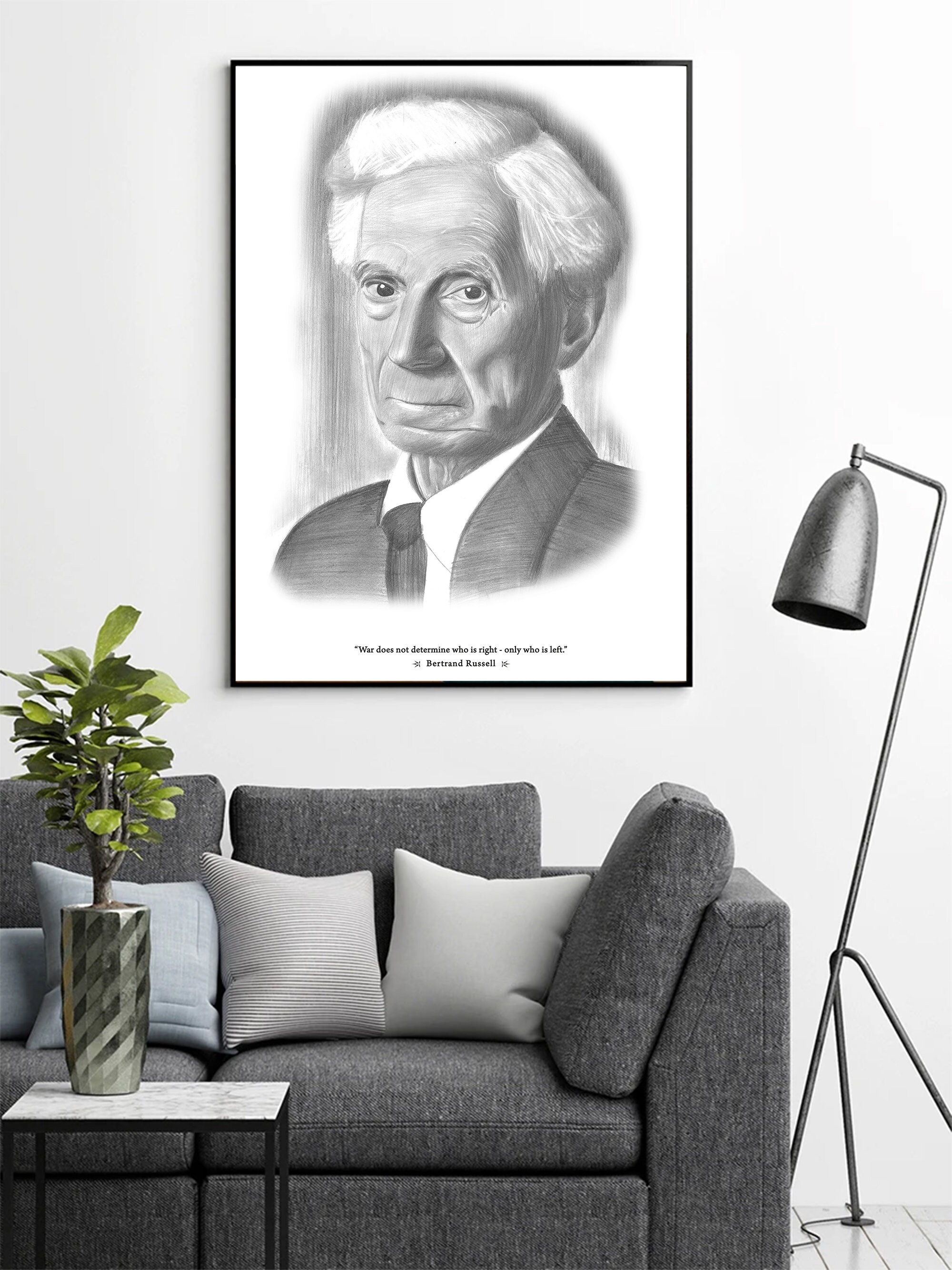 INSTANT DOWNLOAD Bertrand Russell Poster. Motivasyonel - Etsy