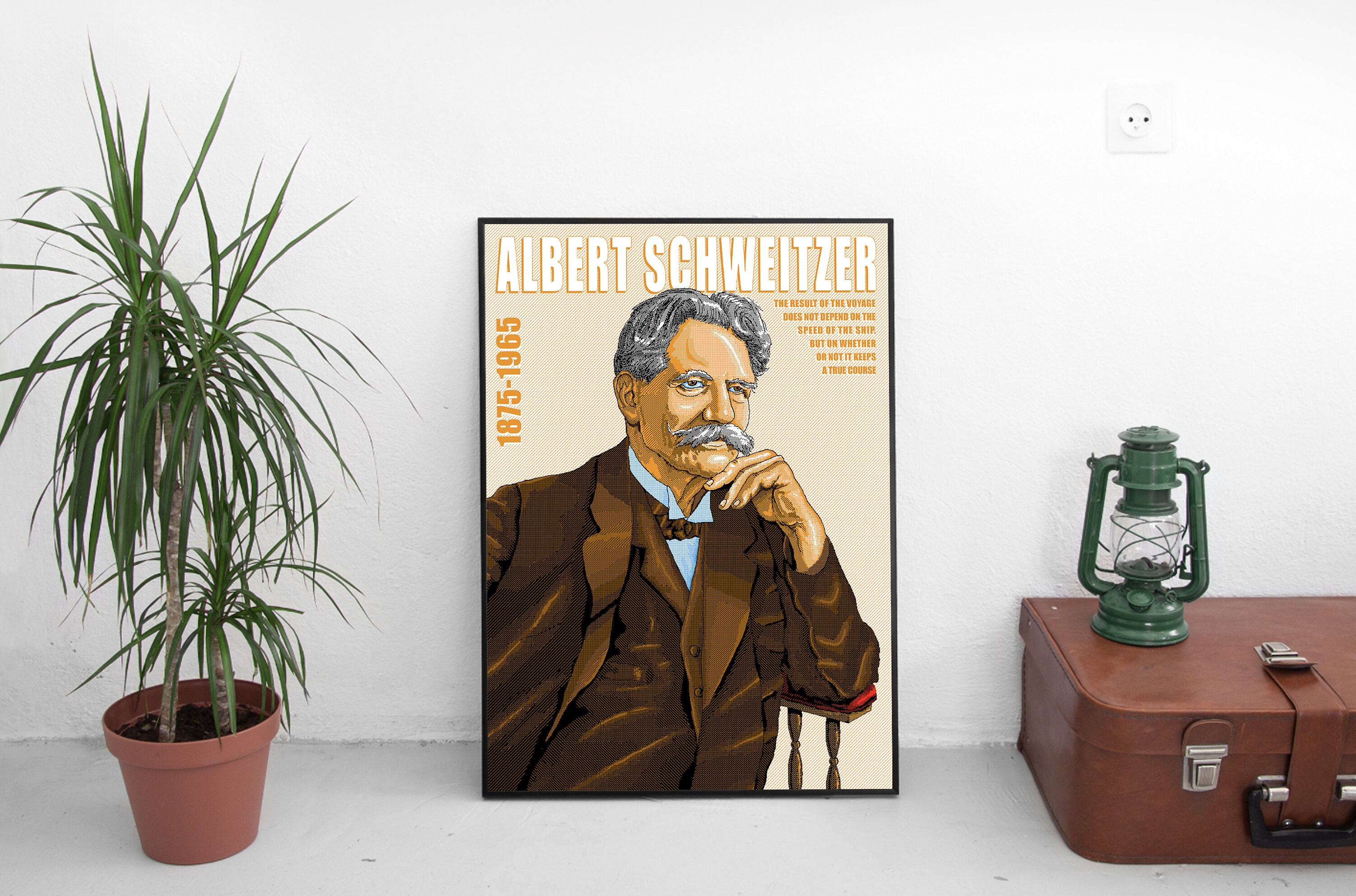 INSTANT DOWNLOAD Albert Schweitzer Printable Art Poster. - Etsy