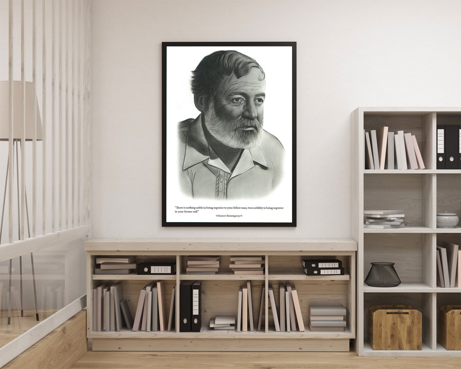 INSTANT DOWNLOAD Ernest Hemingway Poster. Motivasyonel Inspirational ...
