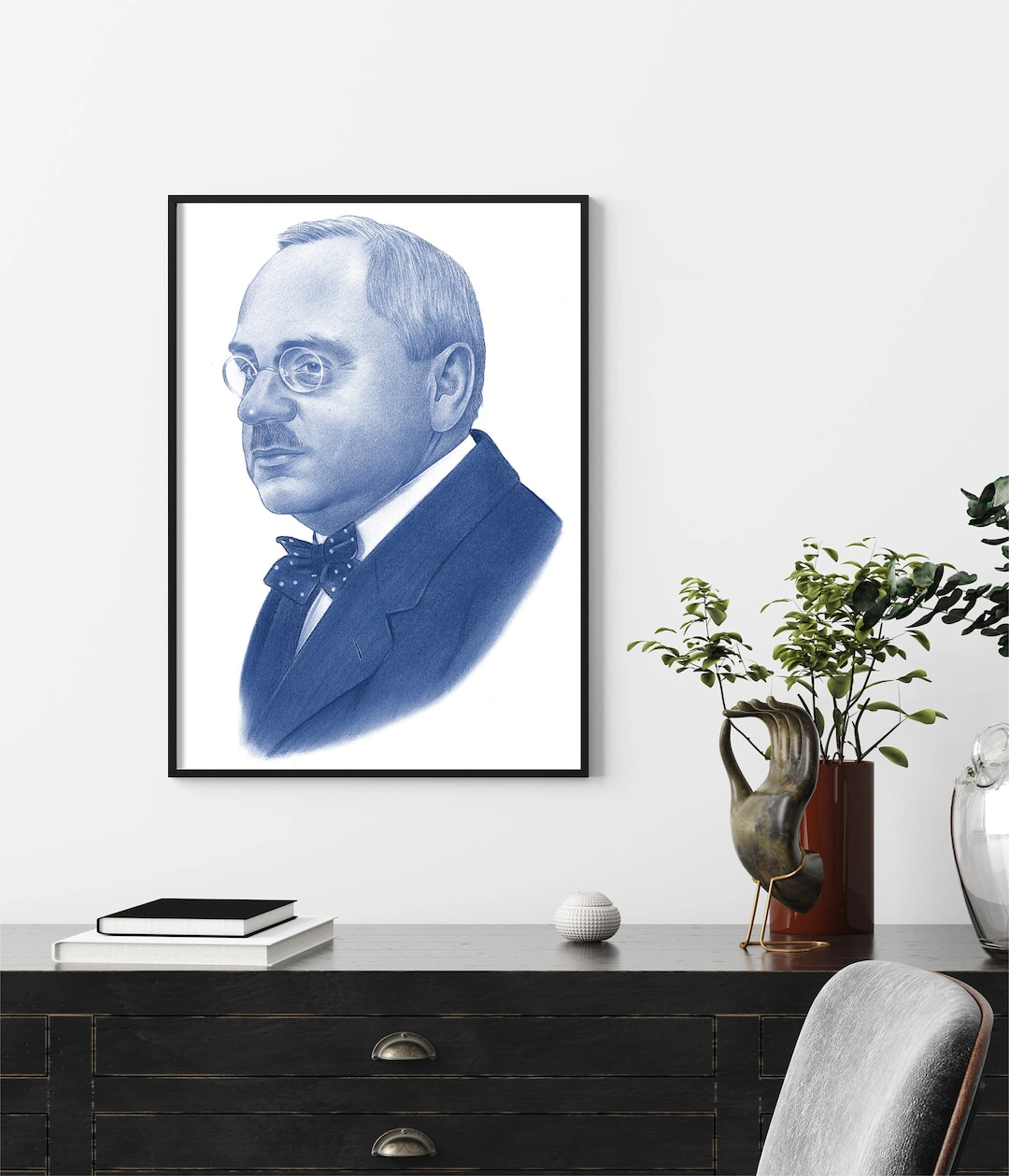 Alfred Adler Realistic Handmade Portrait,office and Home Decor,quality ...