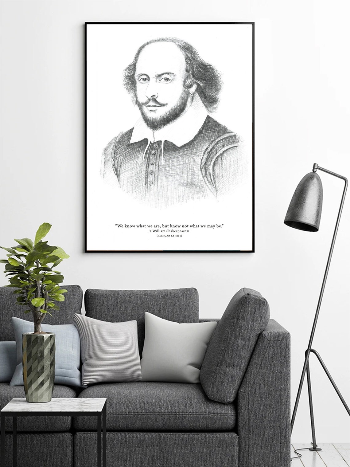 INSTANT DOWNLOAD William Shakespeare Printable Art Poster. - Etsy