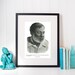 INSTANT DOWNLOAD Ernest Hemingway Poster. Motivasyonel - Etsy