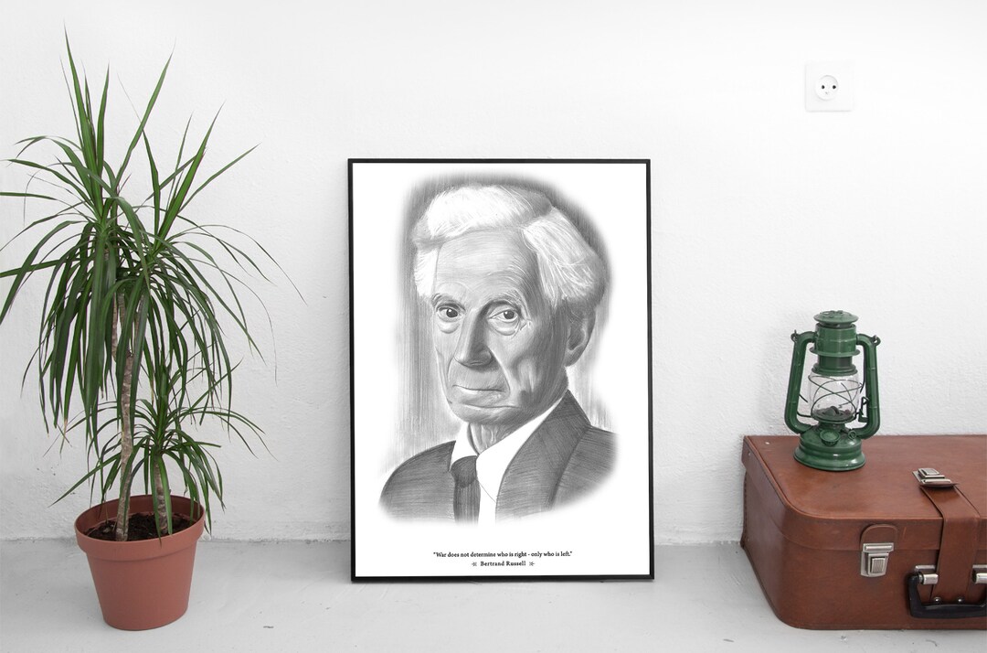 INSTANT DOWNLOAD Bertrand Russell Poster. Motivasyonel Inspirational ...