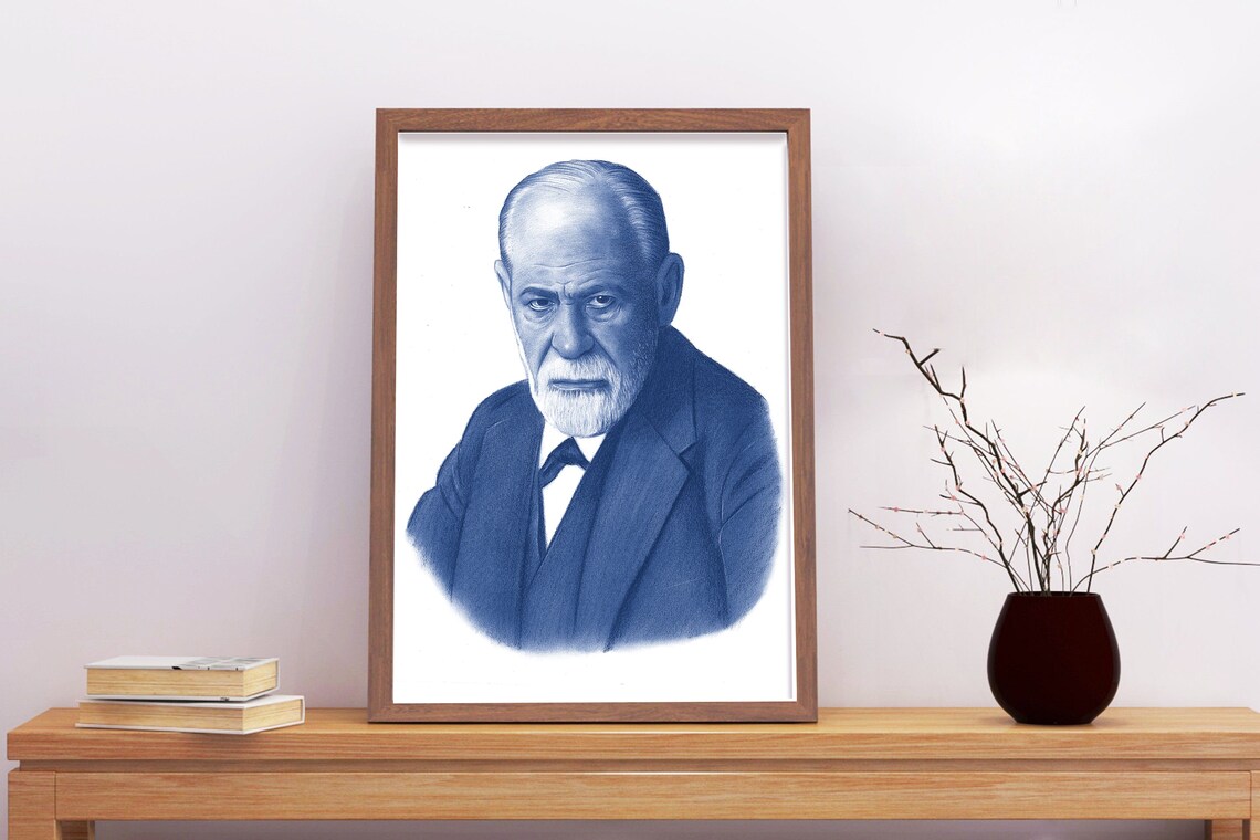Handmade Sigmund Freud Art Printphoto Poster Gift Wall - Etsy