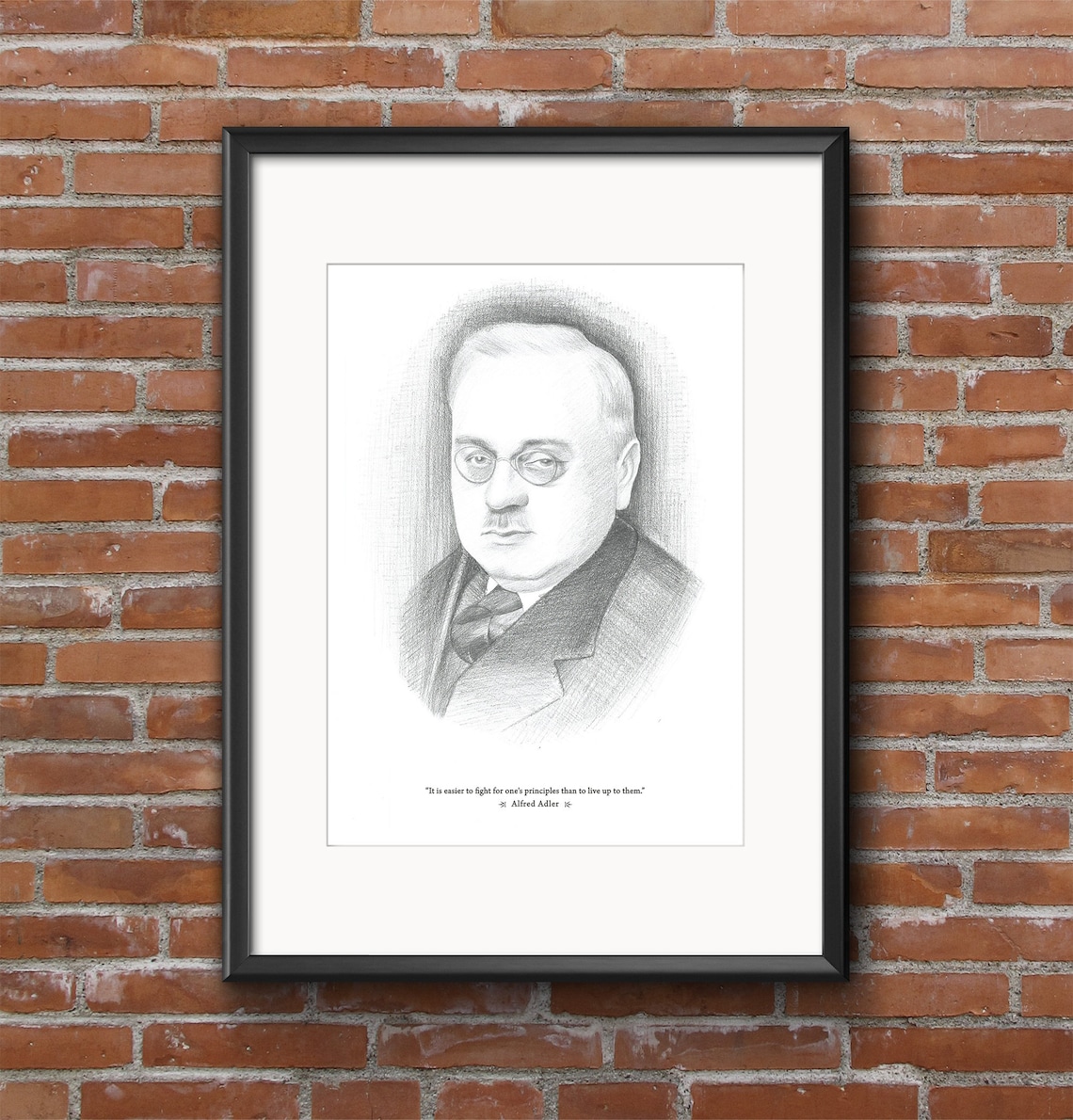 INSTANT DOWNLOAD Alfred Adler Art Poster. Motivasyonel Inspirational ...