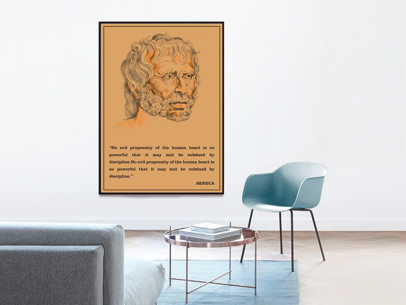INSTANT DOWNLOAD Seneca Printable Art Poster. Motivasyonel - Etsy