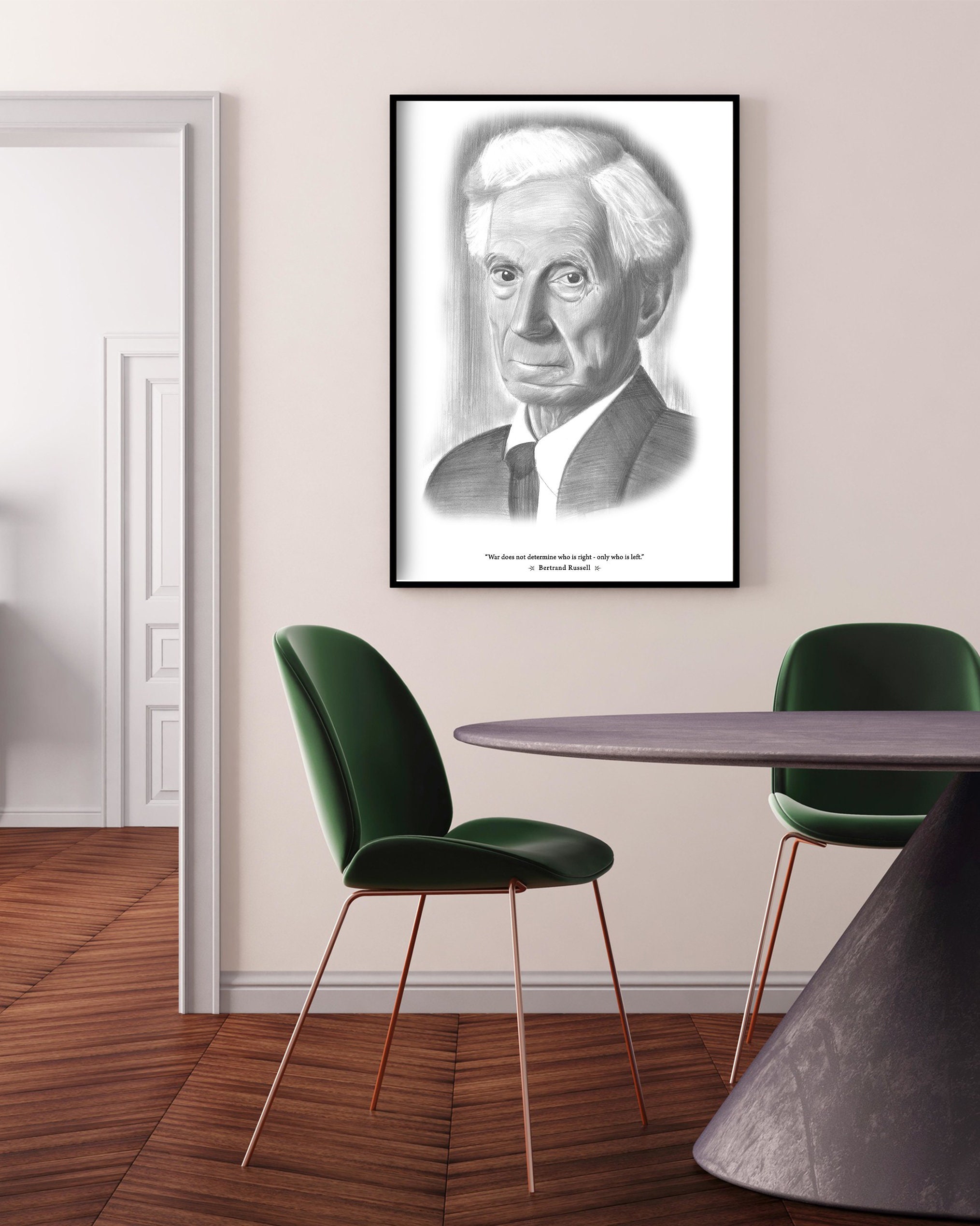 INSTANT DOWNLOAD Bertrand Russell Poster. Motivasyonel - Etsy