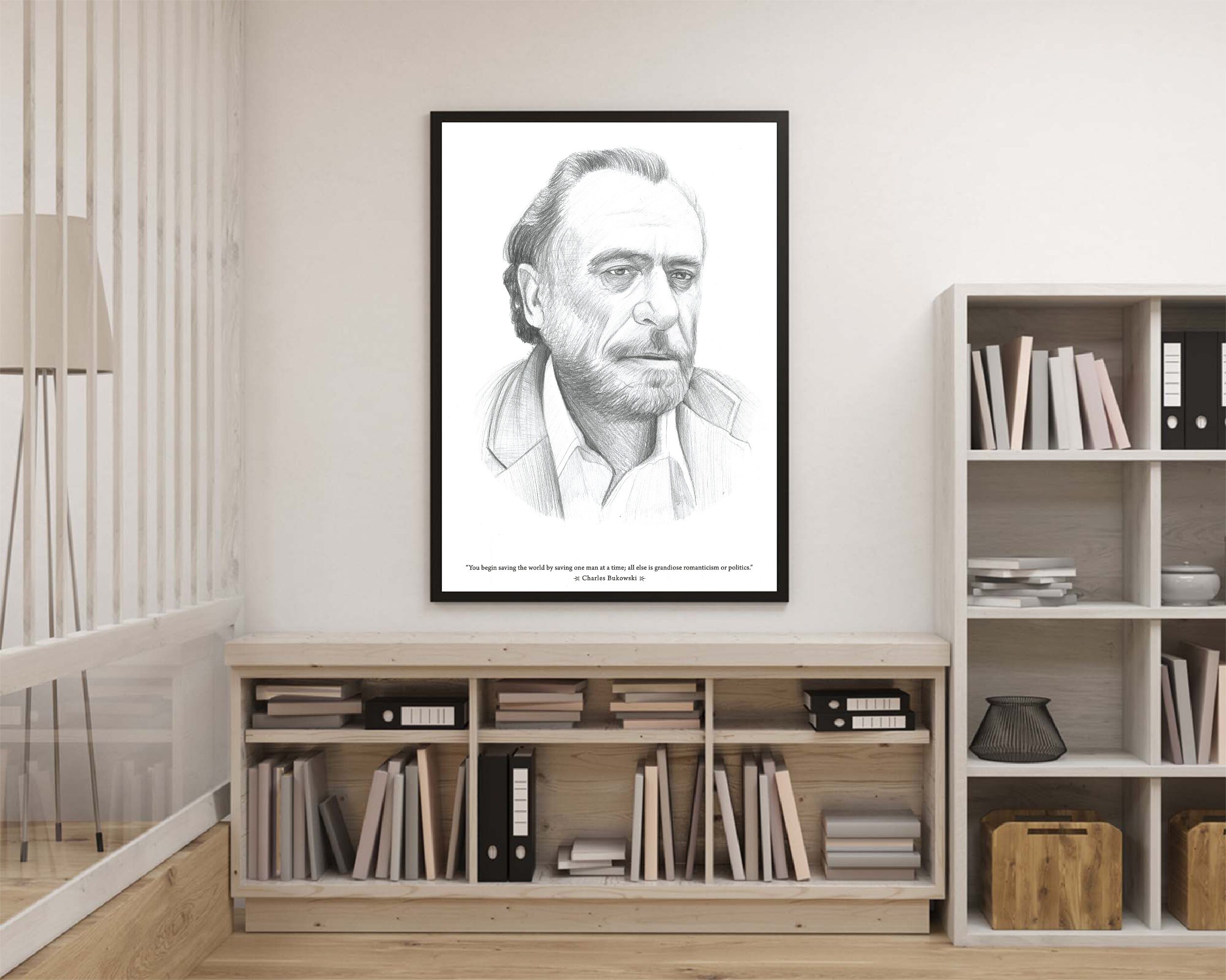 INSTANT DOWNLOAD Charles Bukowski Poster. Motivasyonel - Etsy