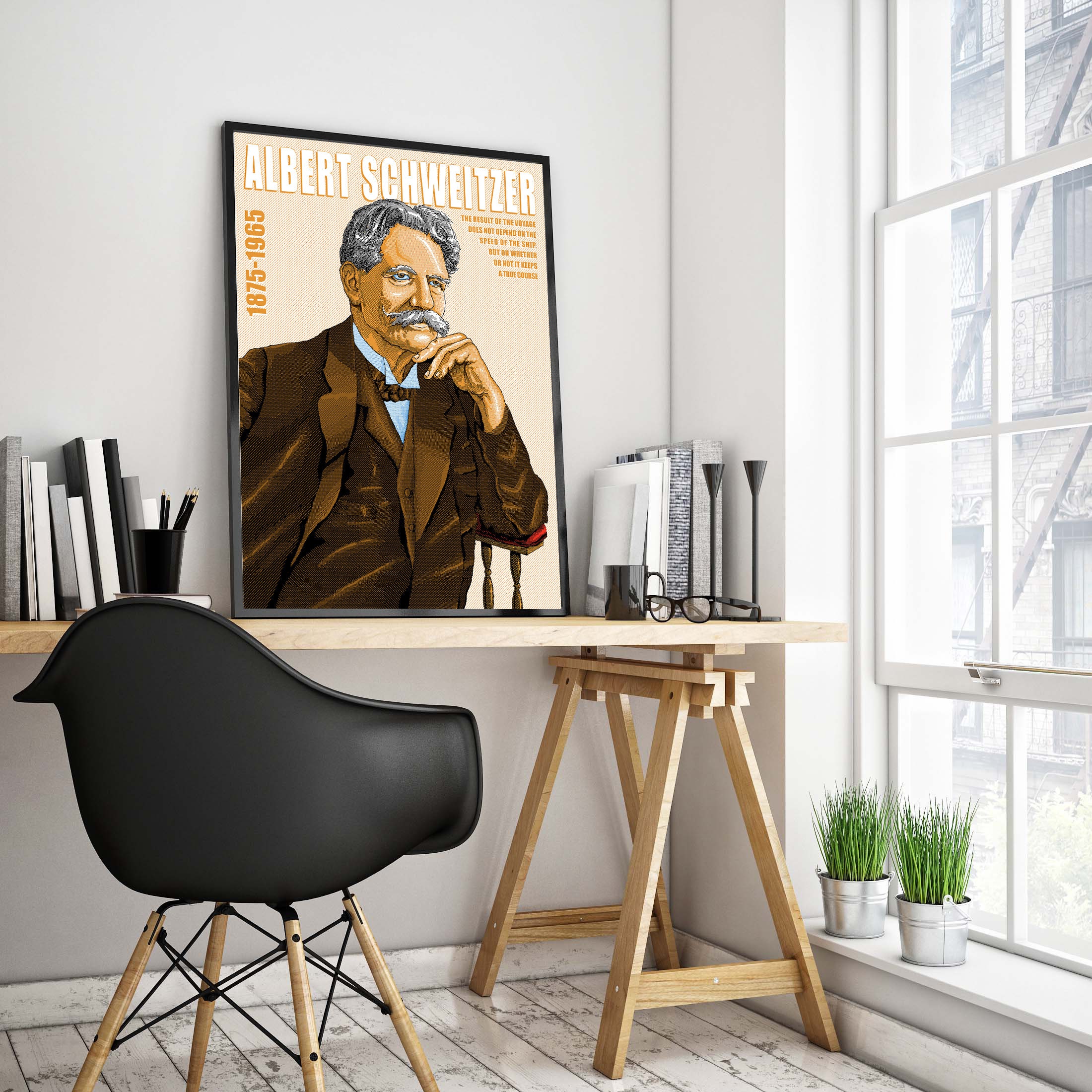 INSTANT DOWNLOAD Albert Schweitzer Printable Art Poster. - Etsy