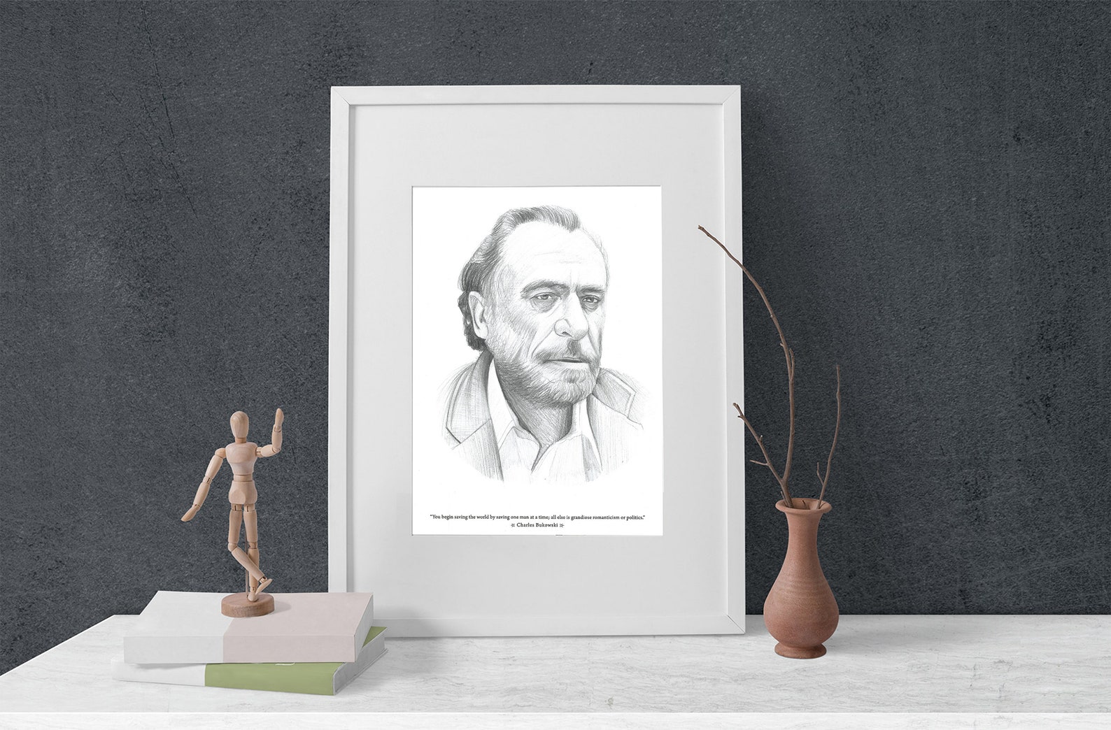 INSTANT DOWNLOAD Charles Bukowski Poster. Motivasyonel Inspirational ...