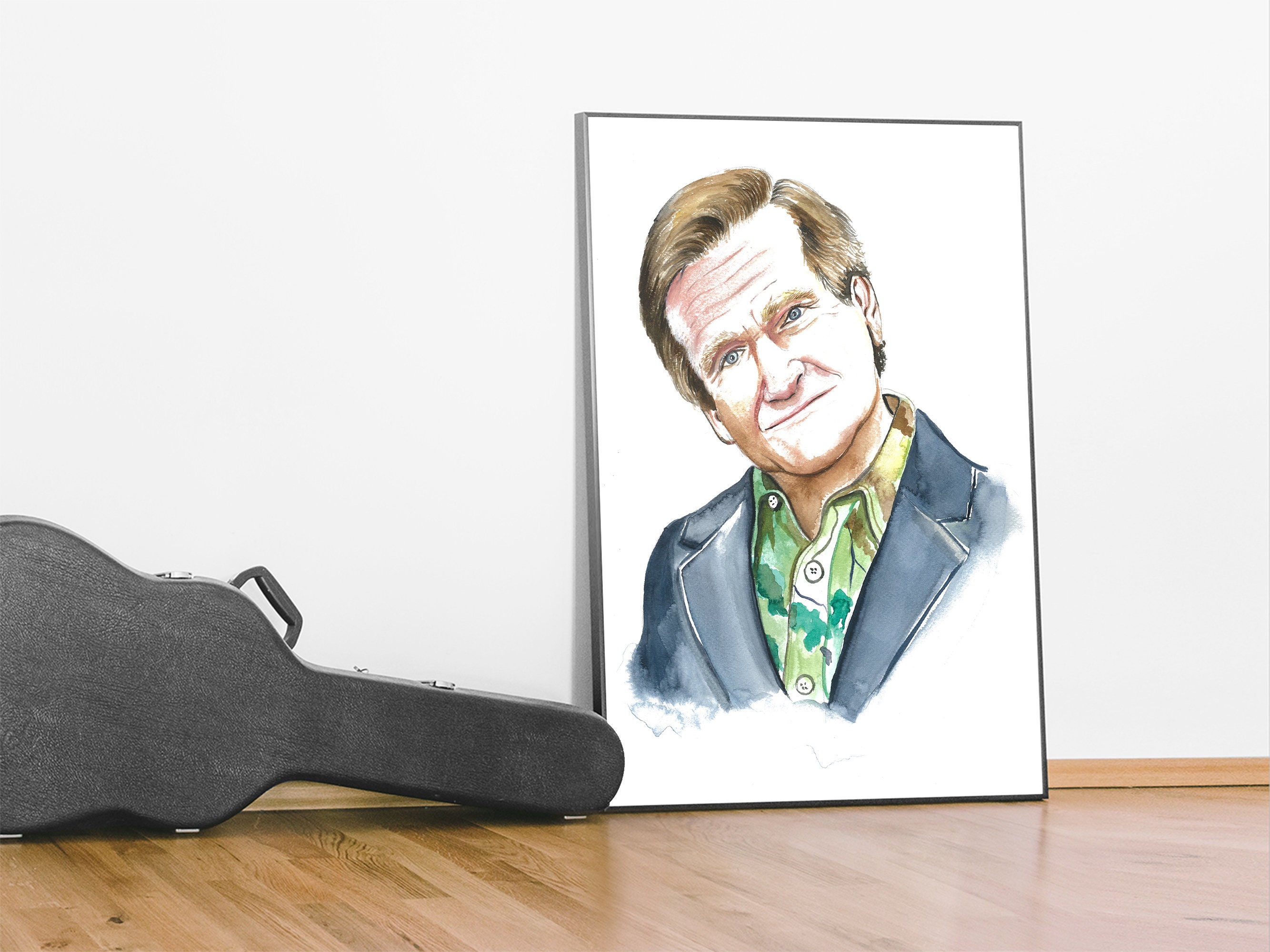 Robin Williams Minimalist Watercolor Art Print Poster,gift Idea Art for ...