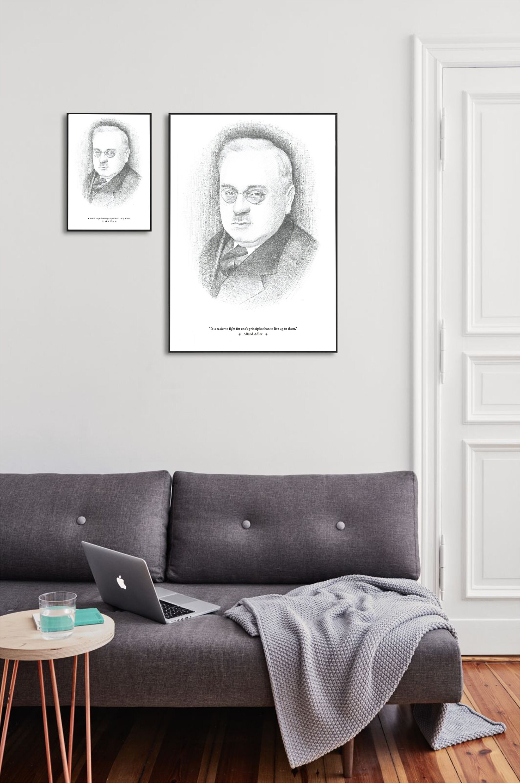 INSTANT DOWNLOAD Alfred Adler Art Poster. Motivasyonel - Etsy UK