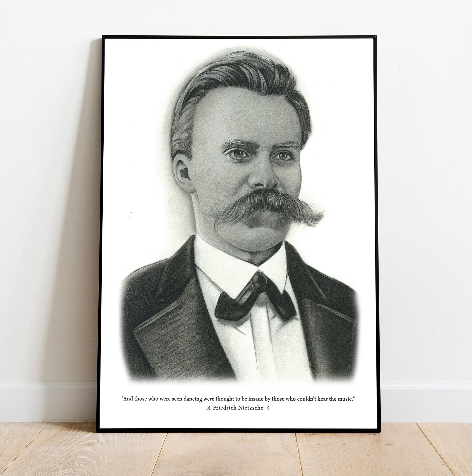 INSTANT DOWNLOAD Friedrich Nietzsche Poster. Motivasyonel - Etsy