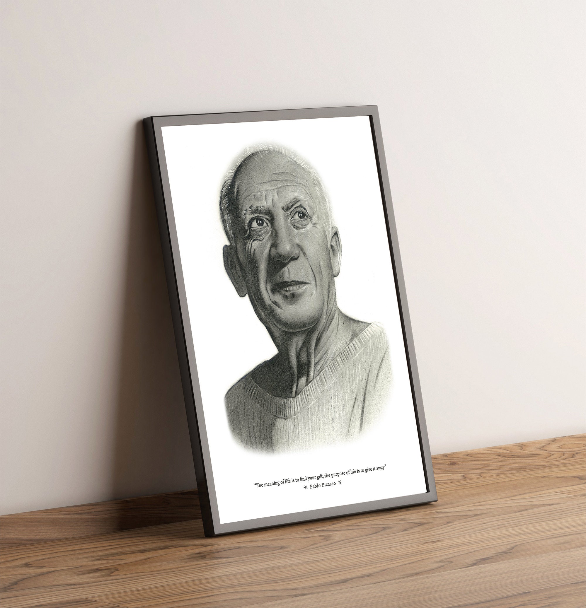 INSTANT DOWNLOAD Pablo Picasso Art Poster. Motivasyonel Inspirational ...