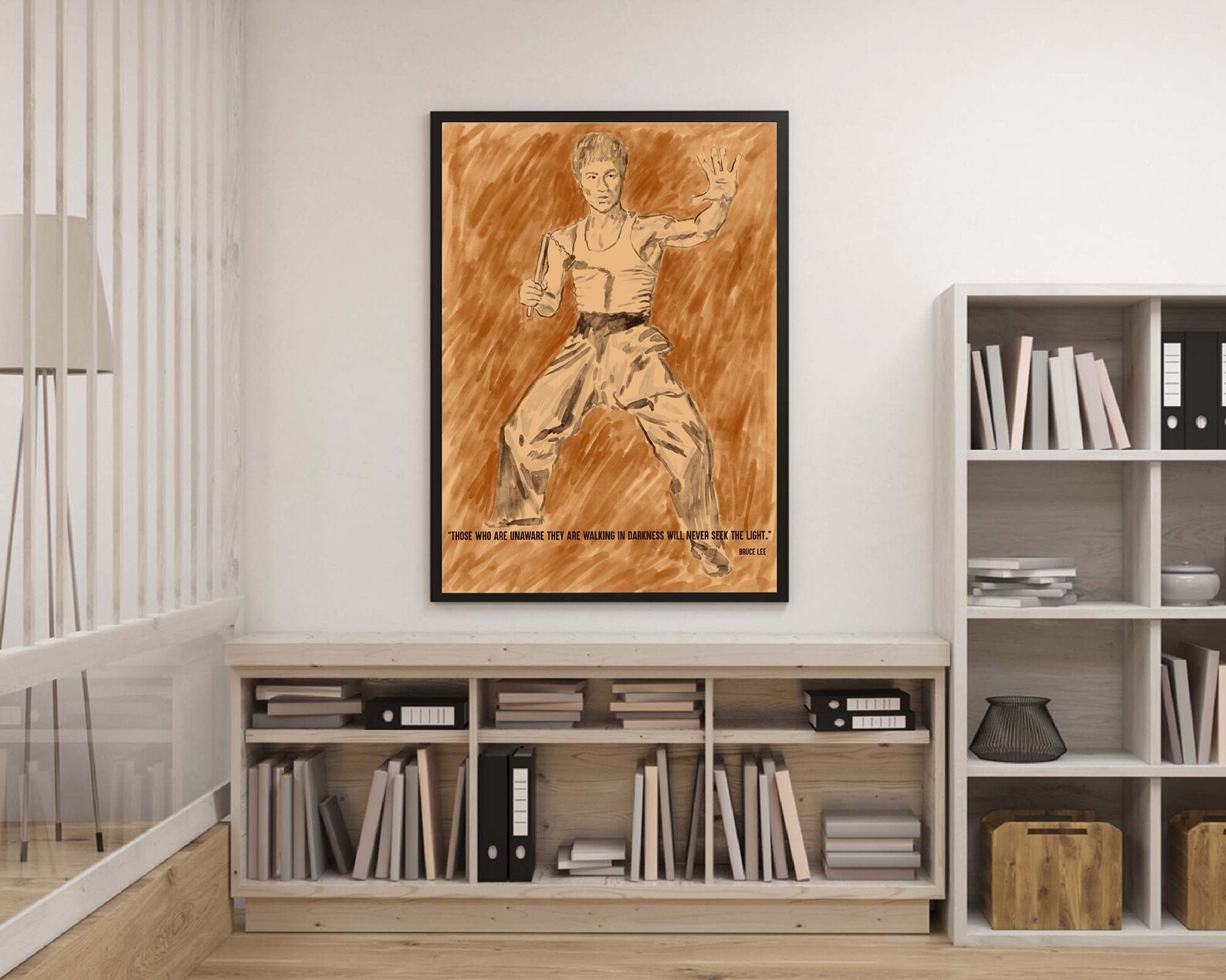 INSTANT DOWNLOAD Bruce Lee Printable Art Poster. Motivasyonel ...