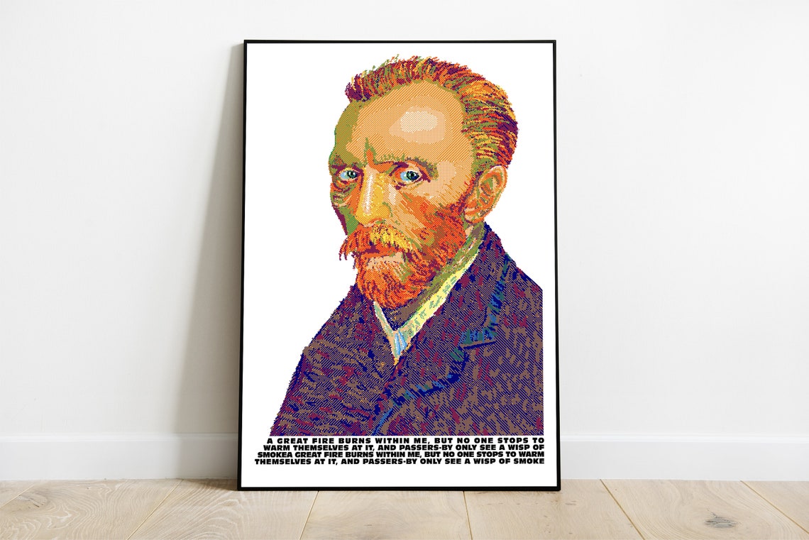 INSTANT DOWNLOAD Van Gogh Printable Art Poster. Motivasyonel - Etsy