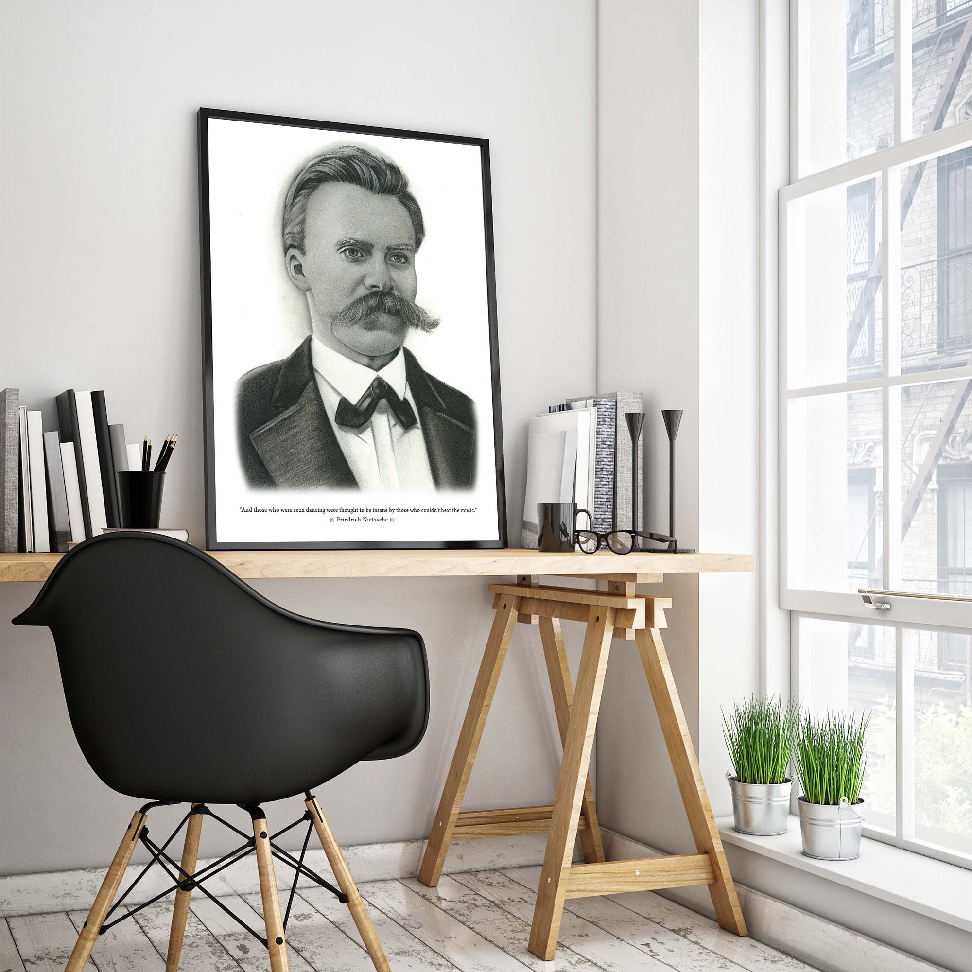 INSTANT DOWNLOAD Friedrich Nietzsche Poster. Motivasyonel Inspirational ...