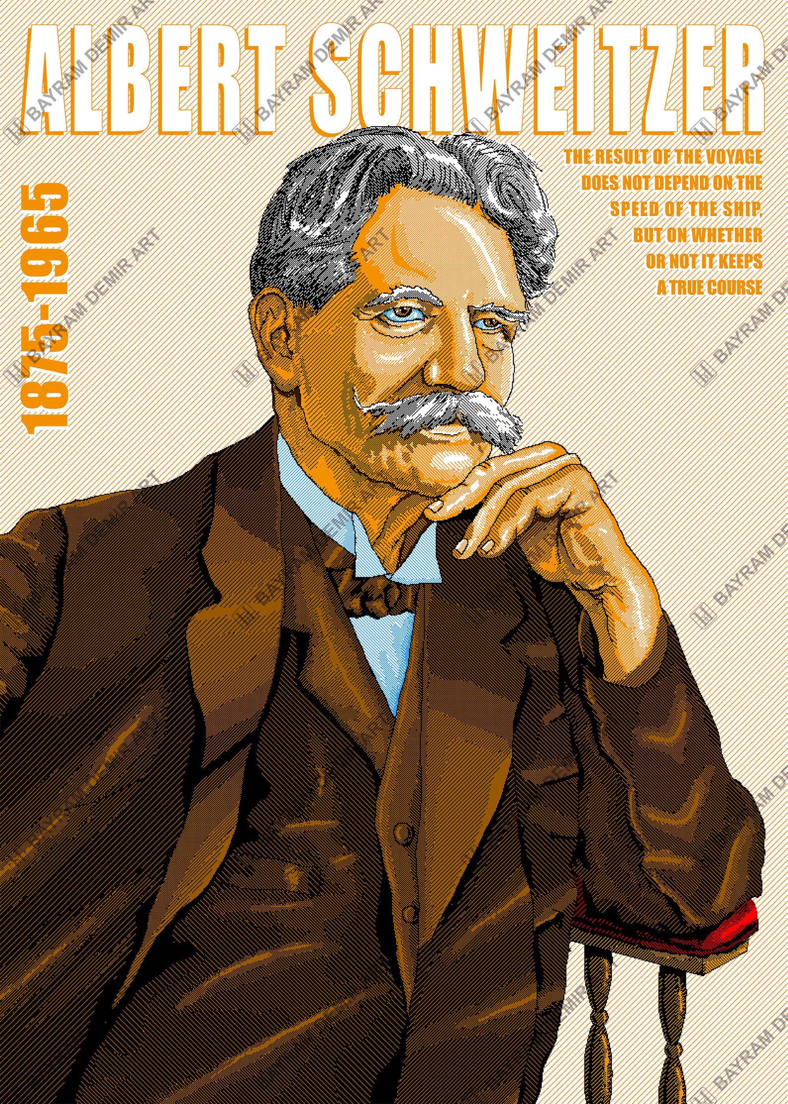 INSTANT DOWNLOAD Albert Schweitzer Printable Art Poster. - Etsy