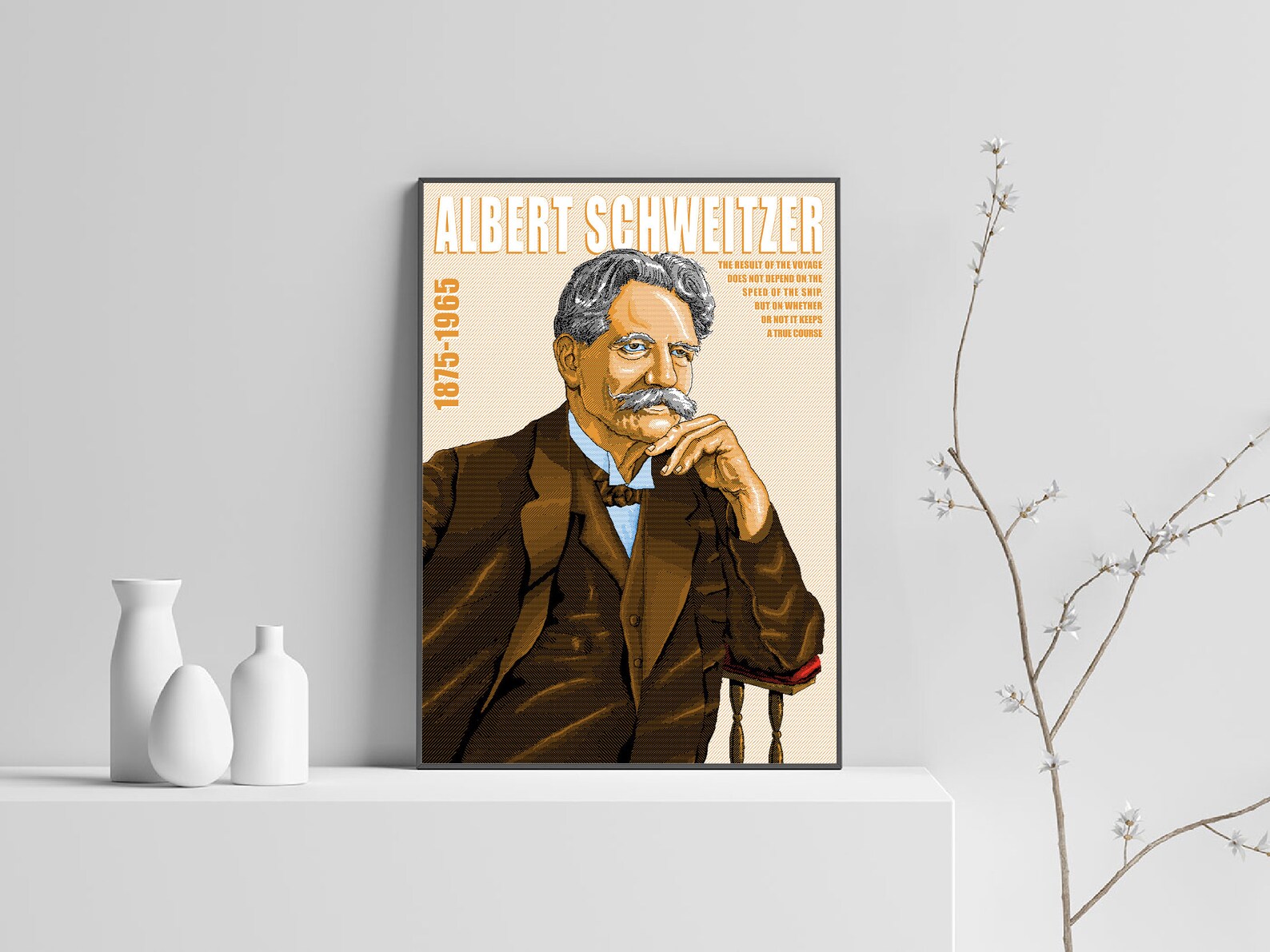 INSTANT DOWNLOAD Albert Schweitzer Printable Art Poster. - Etsy