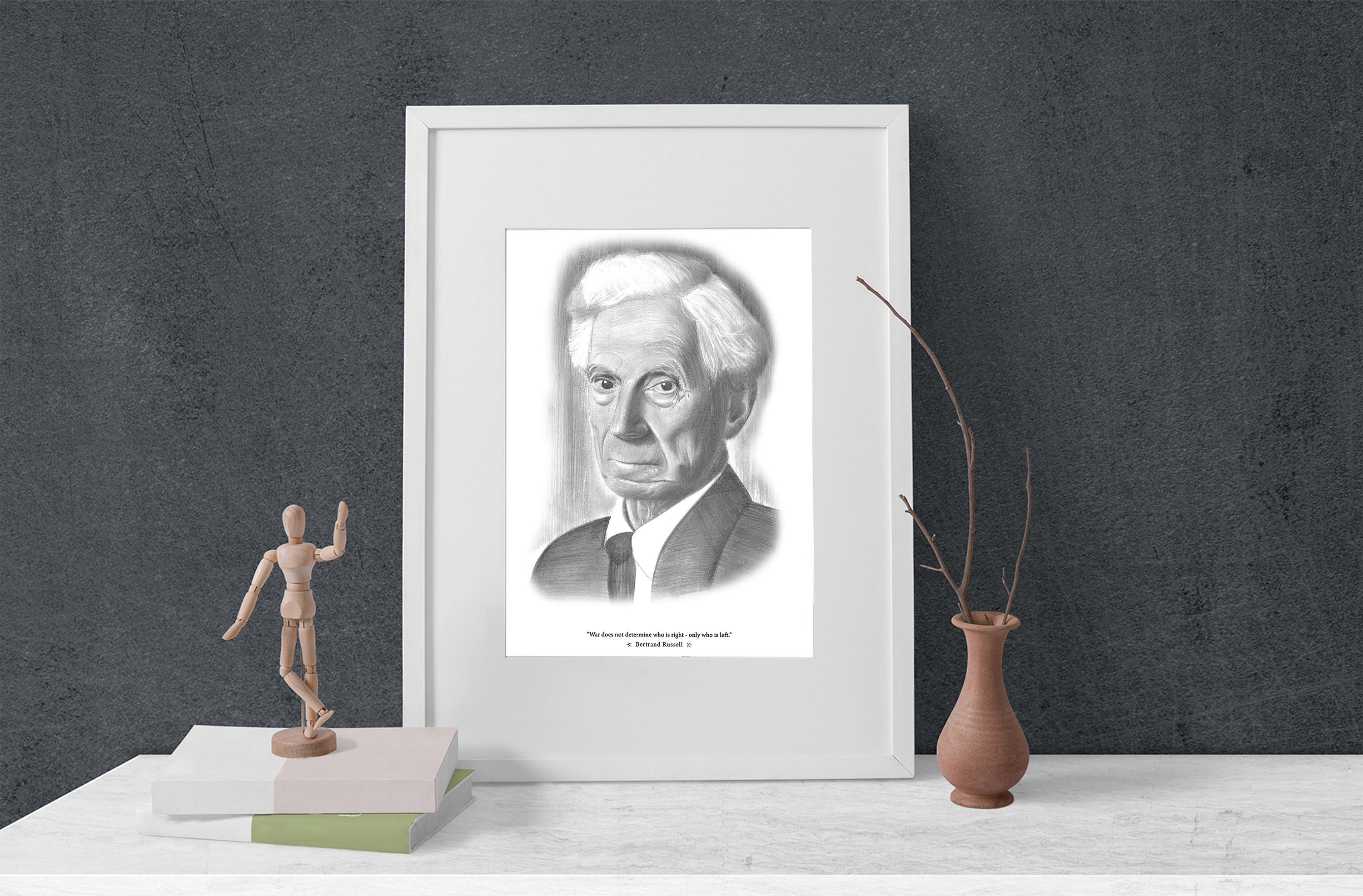 INSTANT DOWNLOAD Bertrand Russell Poster. Motivasyonel - Etsy