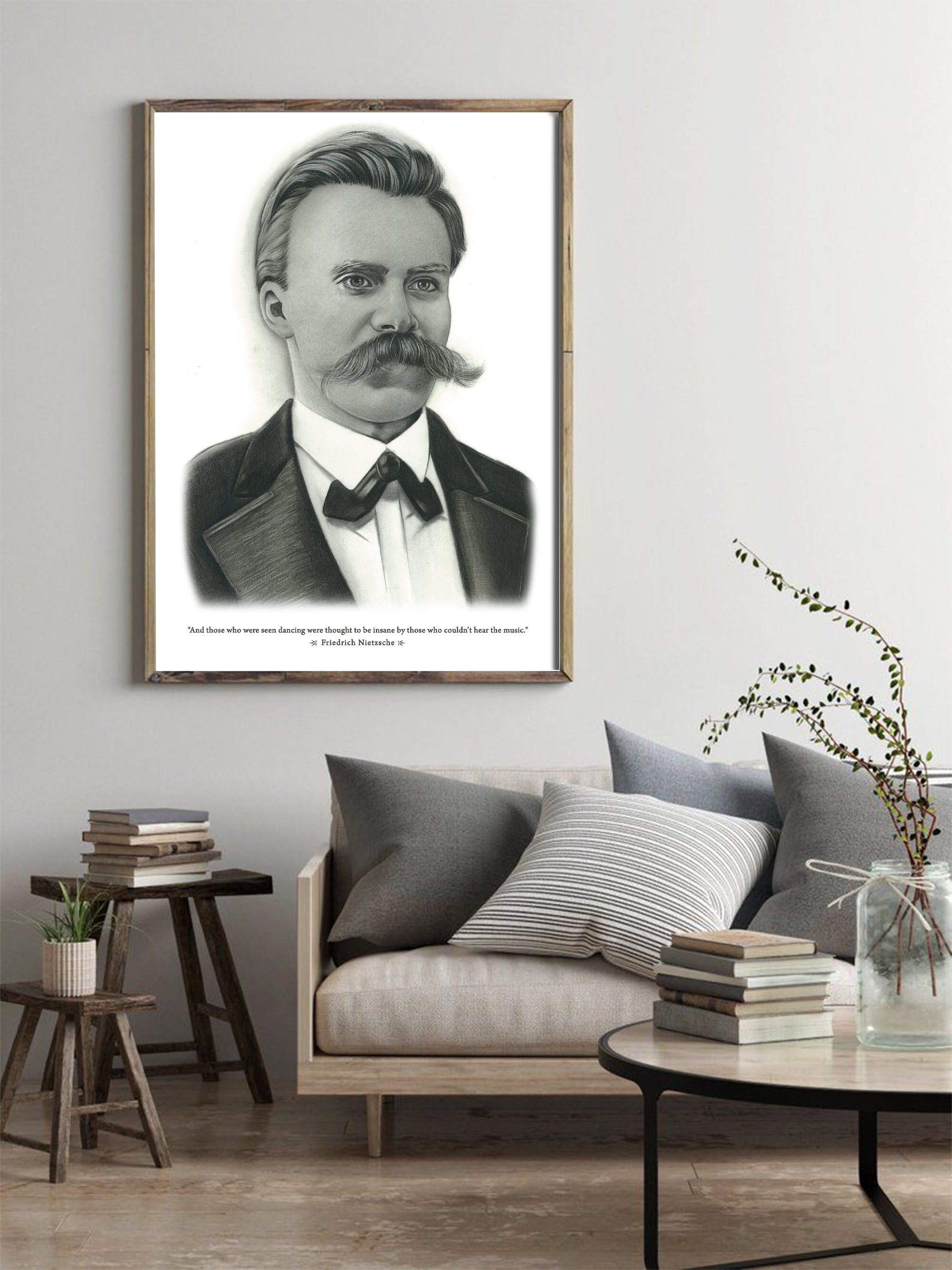 INSTANT DOWNLOAD Friedrich Nietzsche Poster. Motivasyonel Inspirational ...