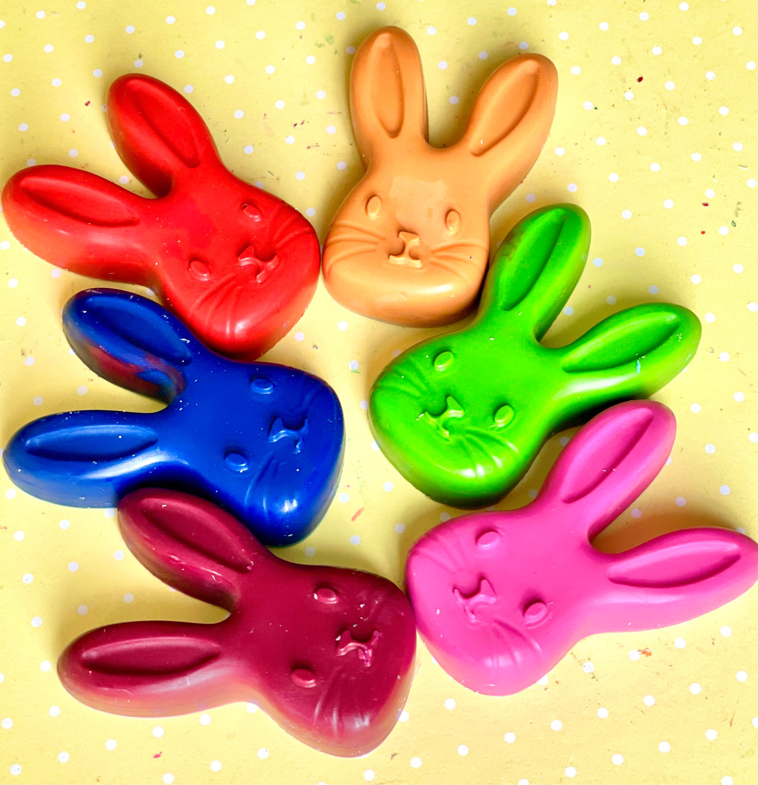 EASTER BUNNY Crayons, Easter Basket Stuffers for Kids, Spring Gifts ...