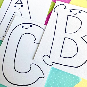 Personalized NAME Canvas, Ready to Color Canvas Panel, Outlined ...