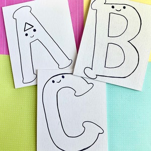 Personalized NAME Canvas, Ready to Color Canvas Panel, Outlined ...