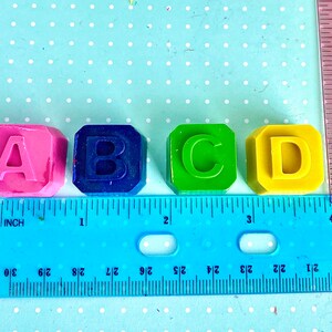 Handmade Crayons, LETTER Crayons, Alphabet Set, Cute Colorful Birthday ...