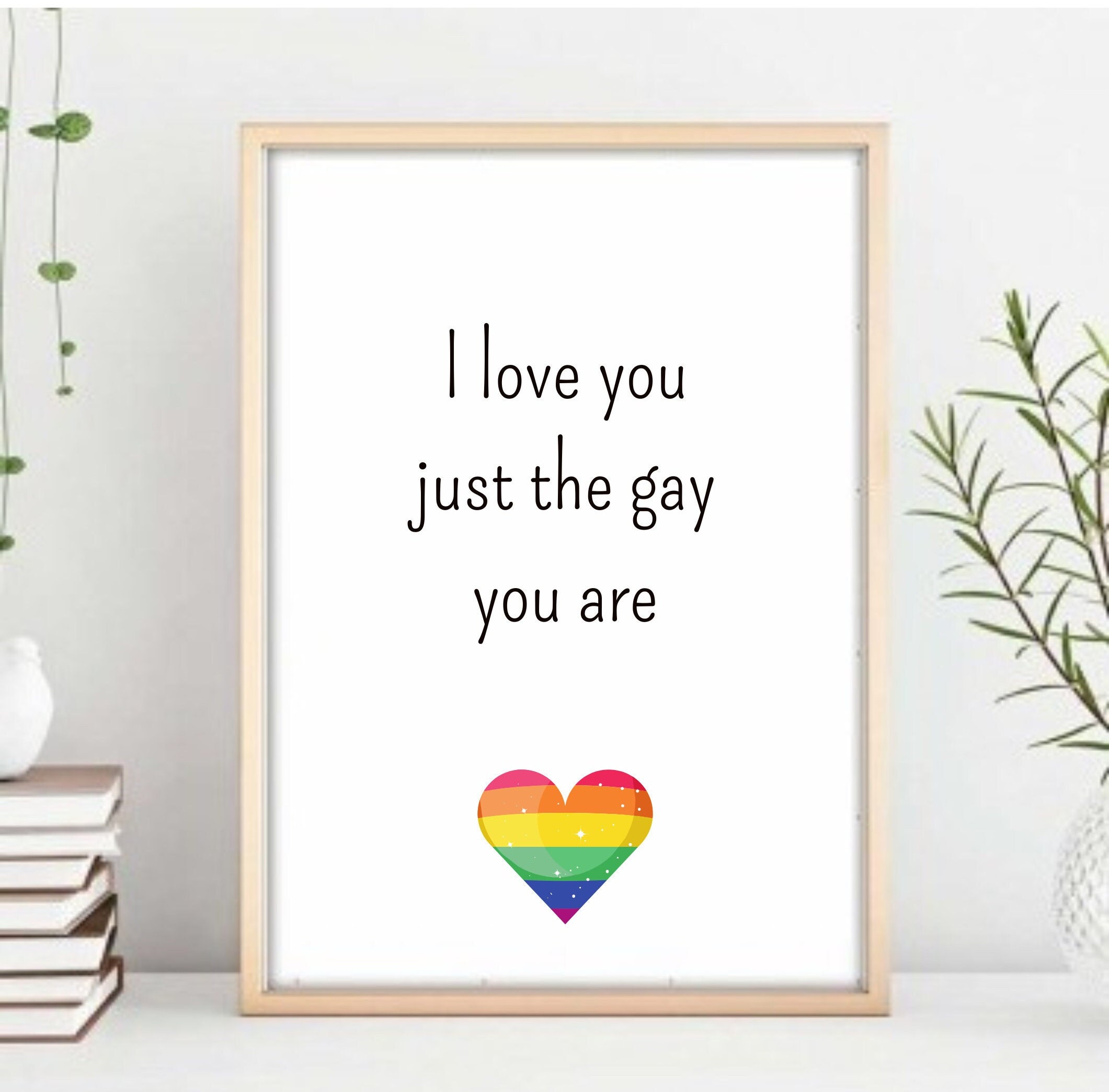 Lgbtiq Poster, LGBT Poster, Poster LGBT, Decoration Lgbt, I Love You ...