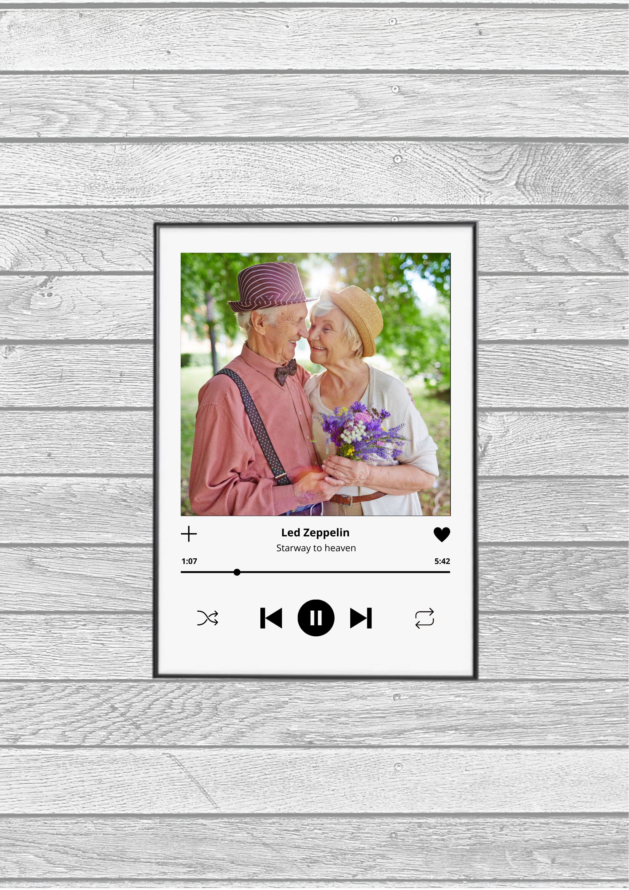 Personalisiertes Spotify Poster mit Foto Personalisiertes | Etsy