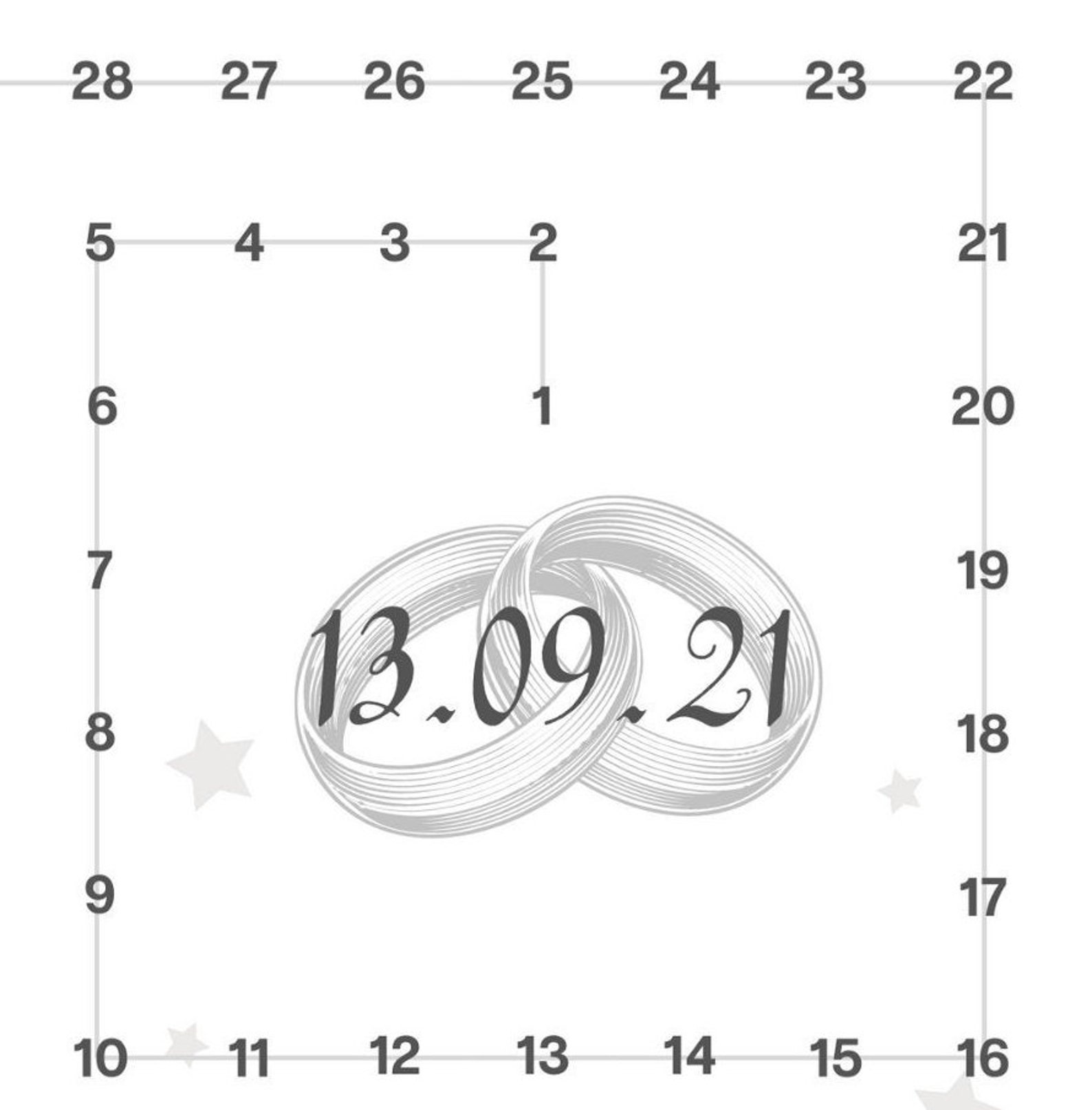 Wedding Countdown With Date Personalized Wedding Gift Etsy wedding-countdown-with-date-personalized-wedding-gift-etsy