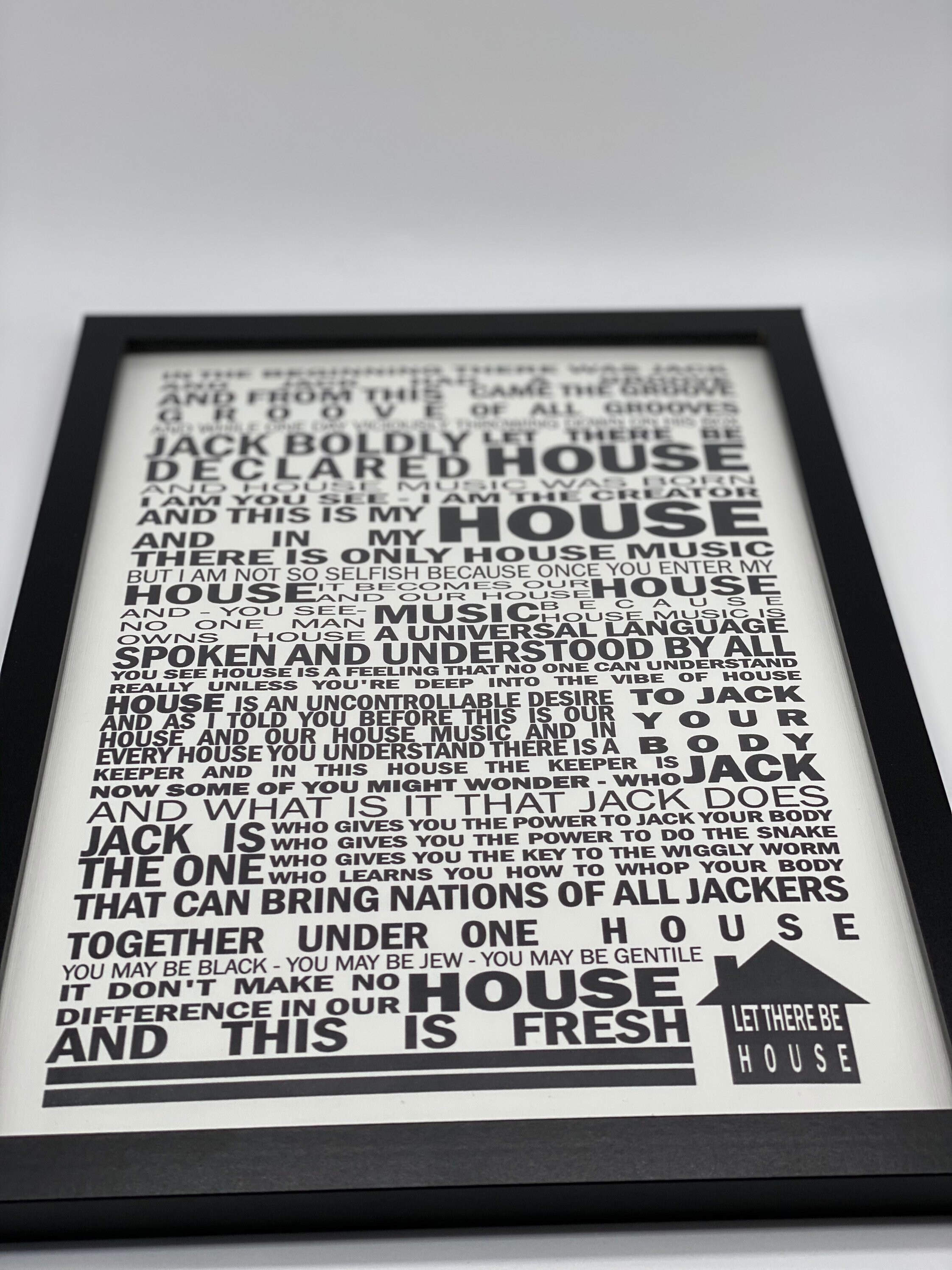Jacks House | Jack Had A Groove Poster Print | Let There Be House ...